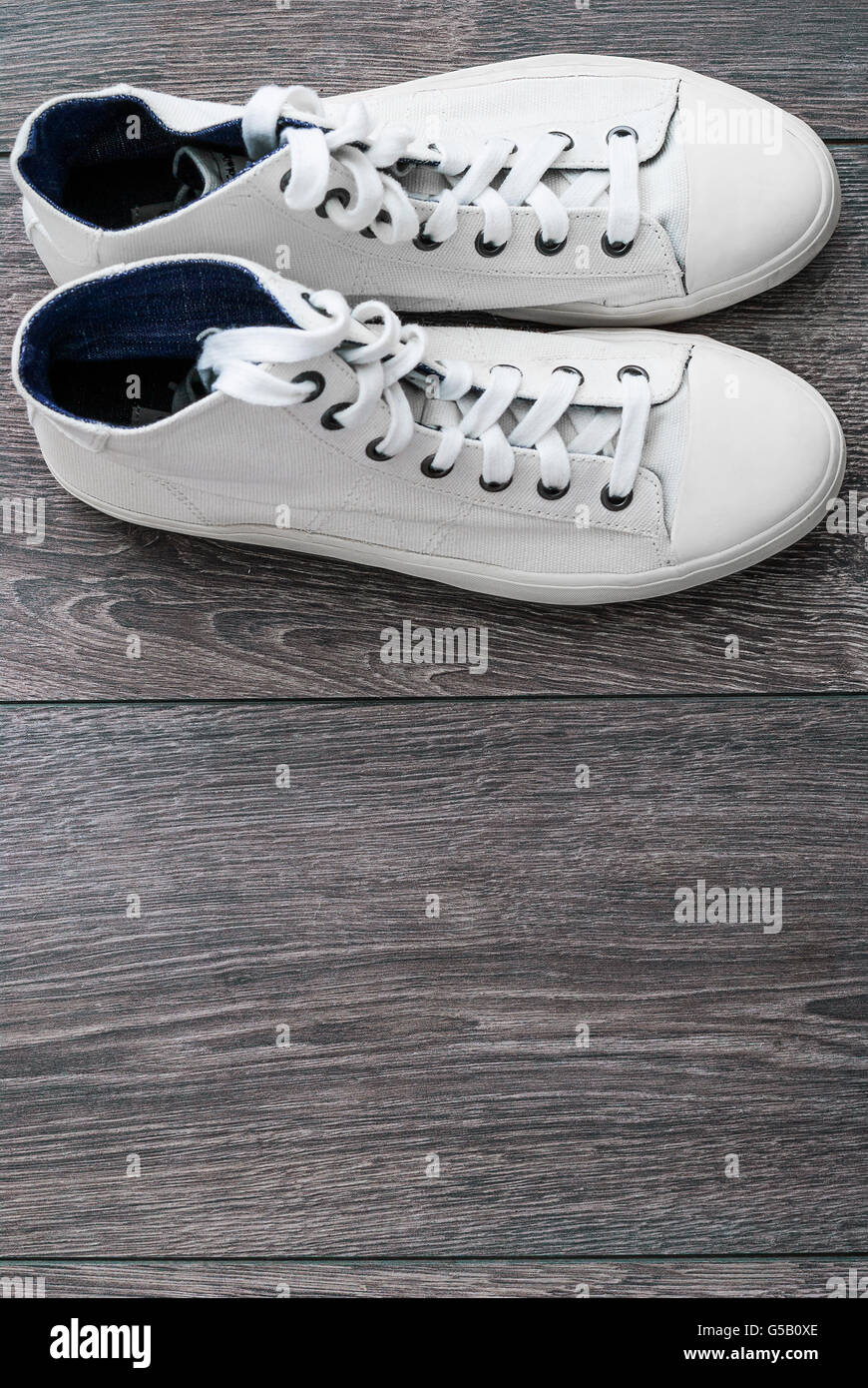 Fashionable concept white shoes hi-res stock photography and images - Alamy