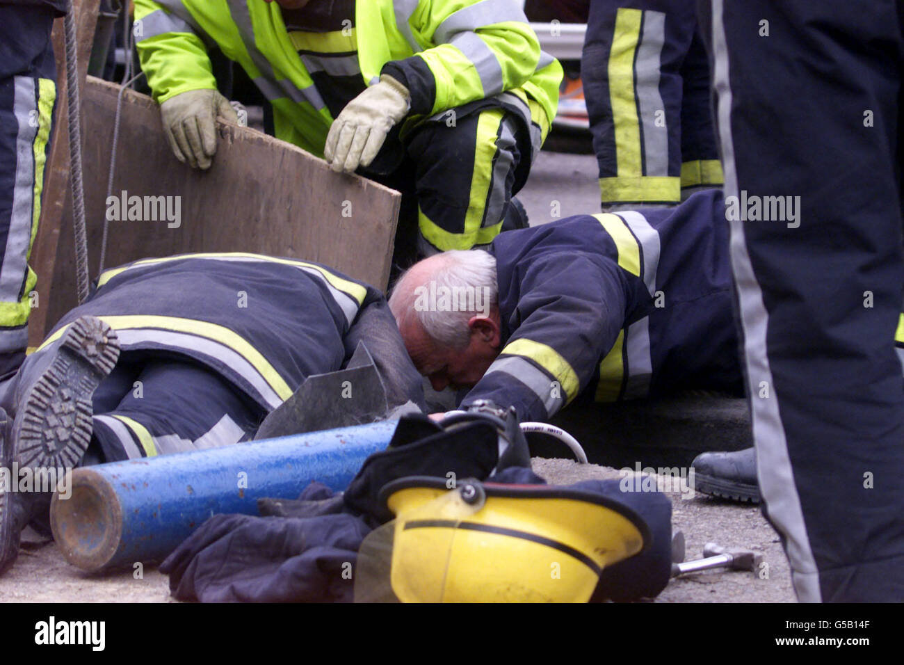 Trapped in trench hi-res stock photography and images - Alamy