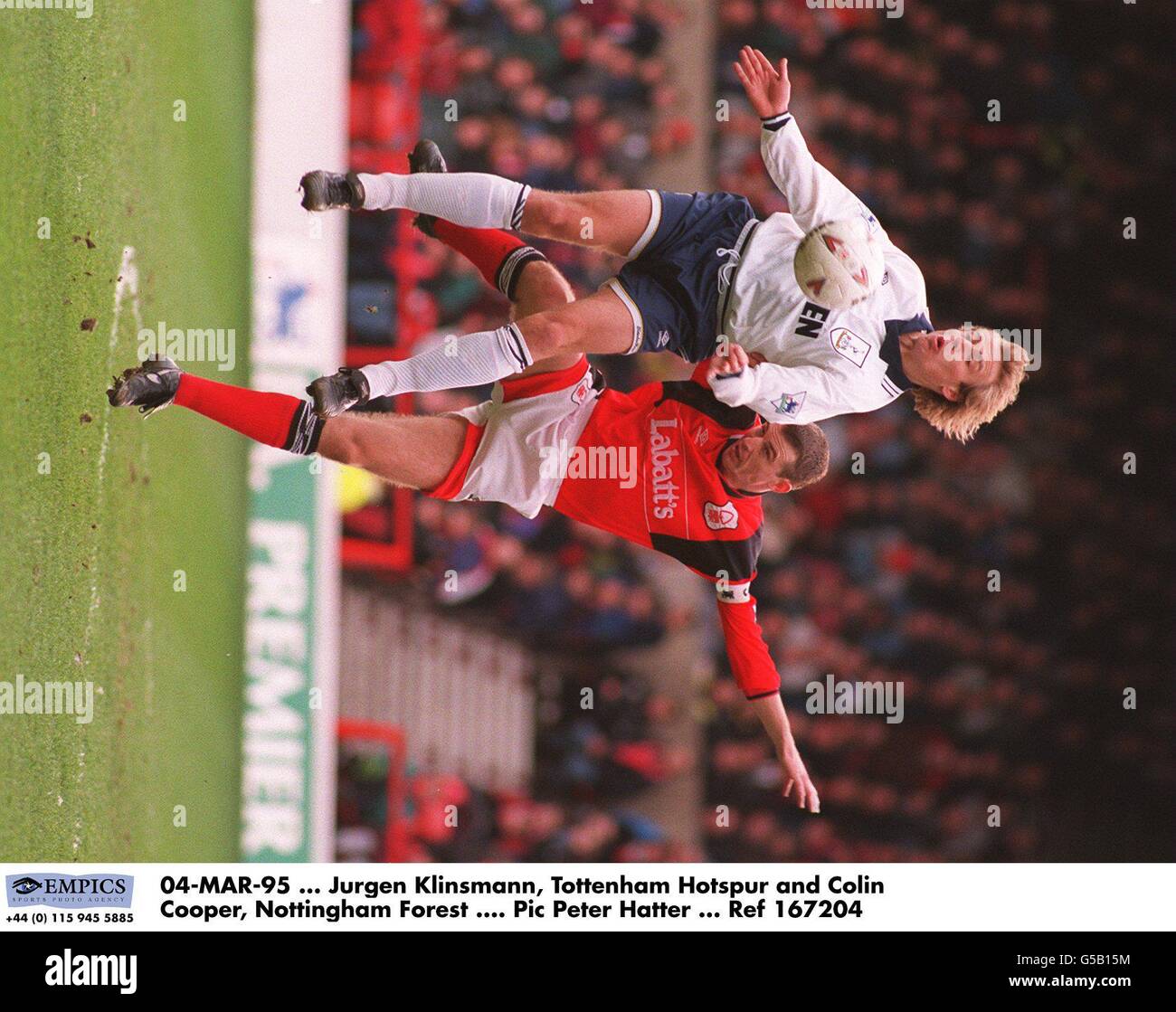 Tottenham hotspur and colin cooper hi-res stock photography and images ...
