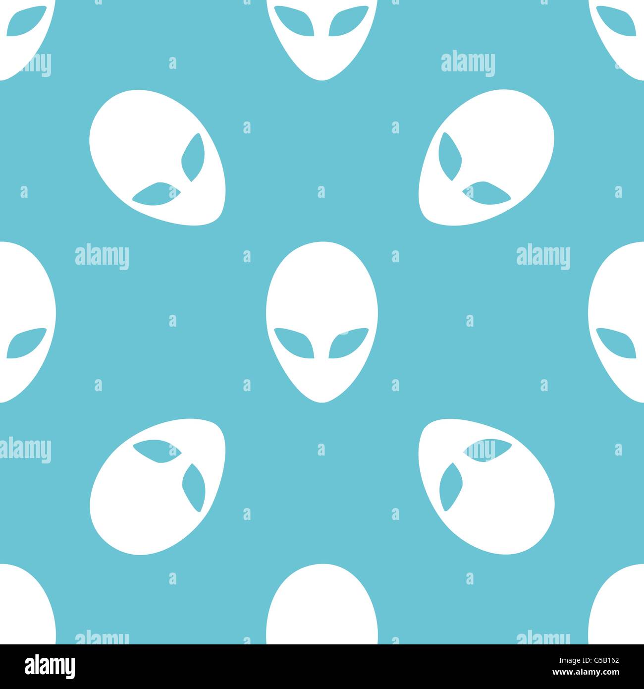 Seamless alien head background Stock Vector Images - Alamy