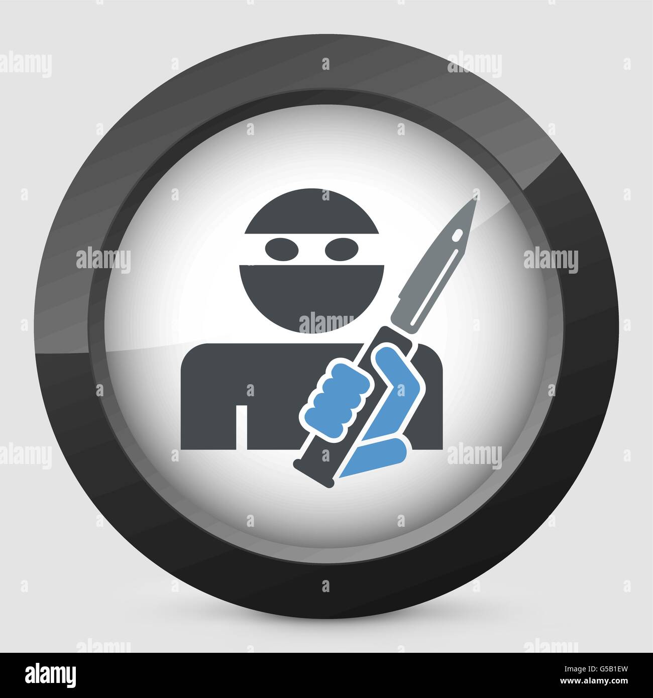 Armed robber Stock Vector Images - Alamy