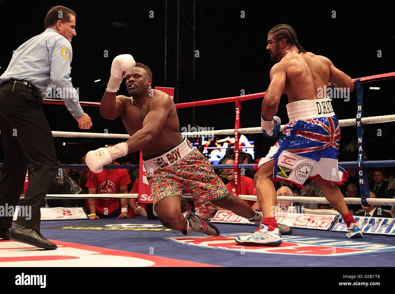 David haye david haye v dereck chisora hi-res stock photography and ...
