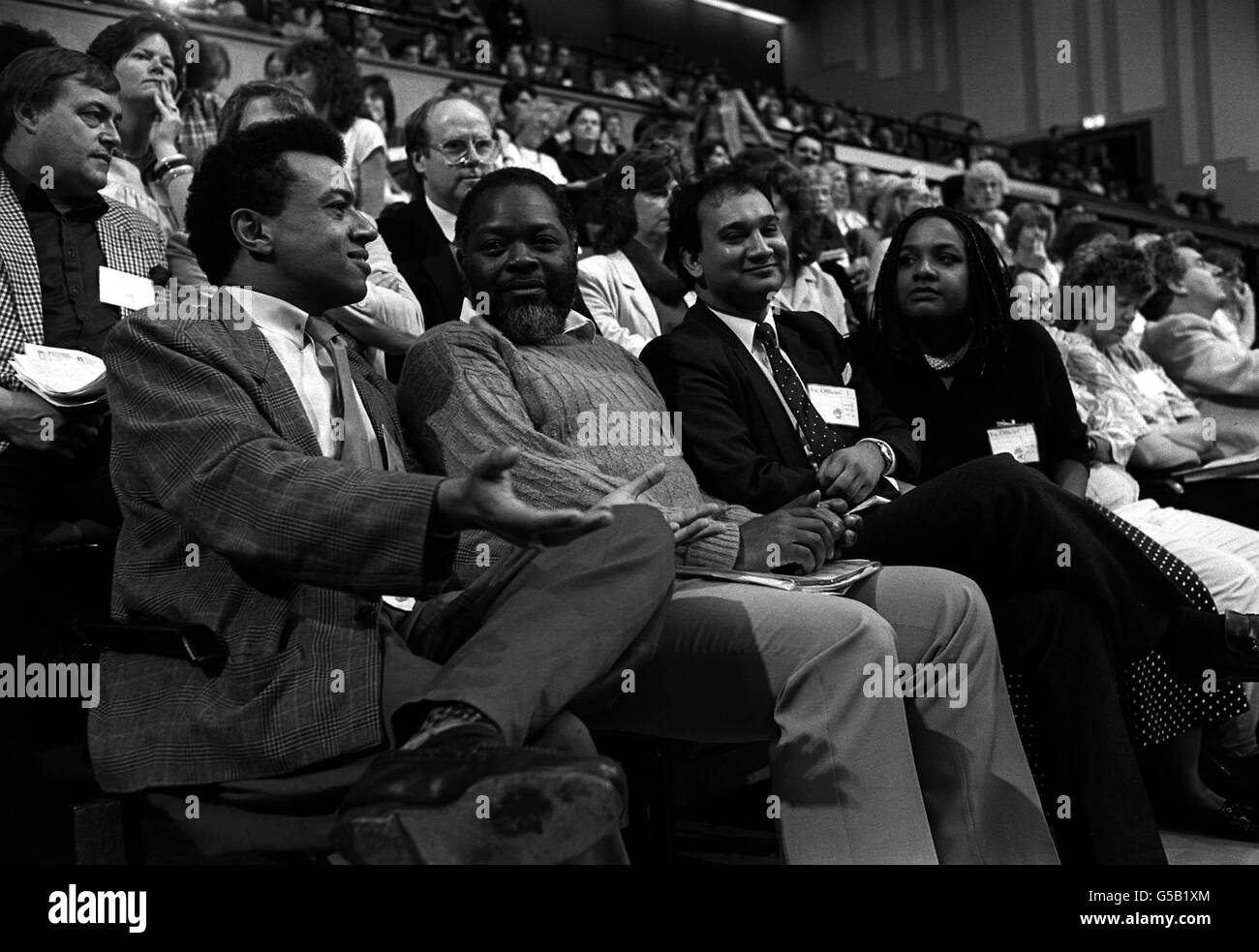 BLACK SECTIONS DEBATE : 1987 Stock Photo - Alamy