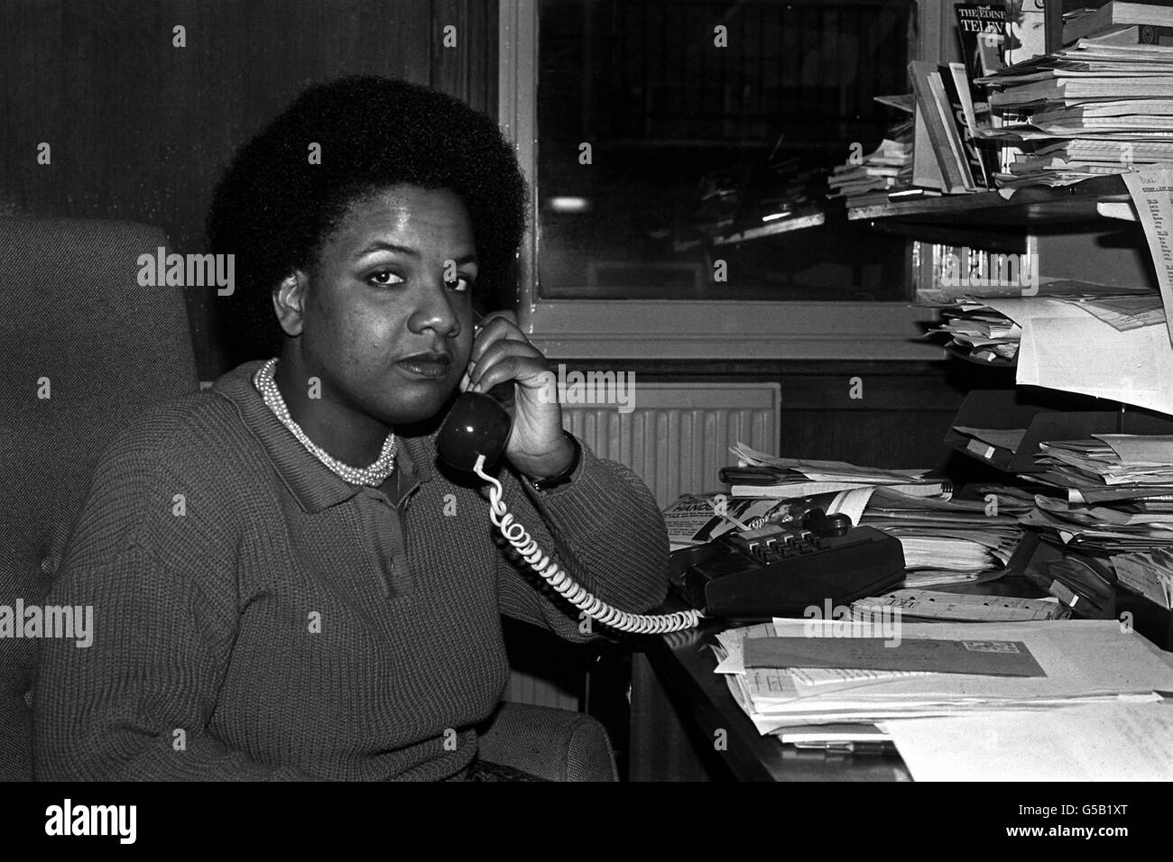 1986: Diane Abbott, the new labour MP for Hackney and Stoke Newington ...