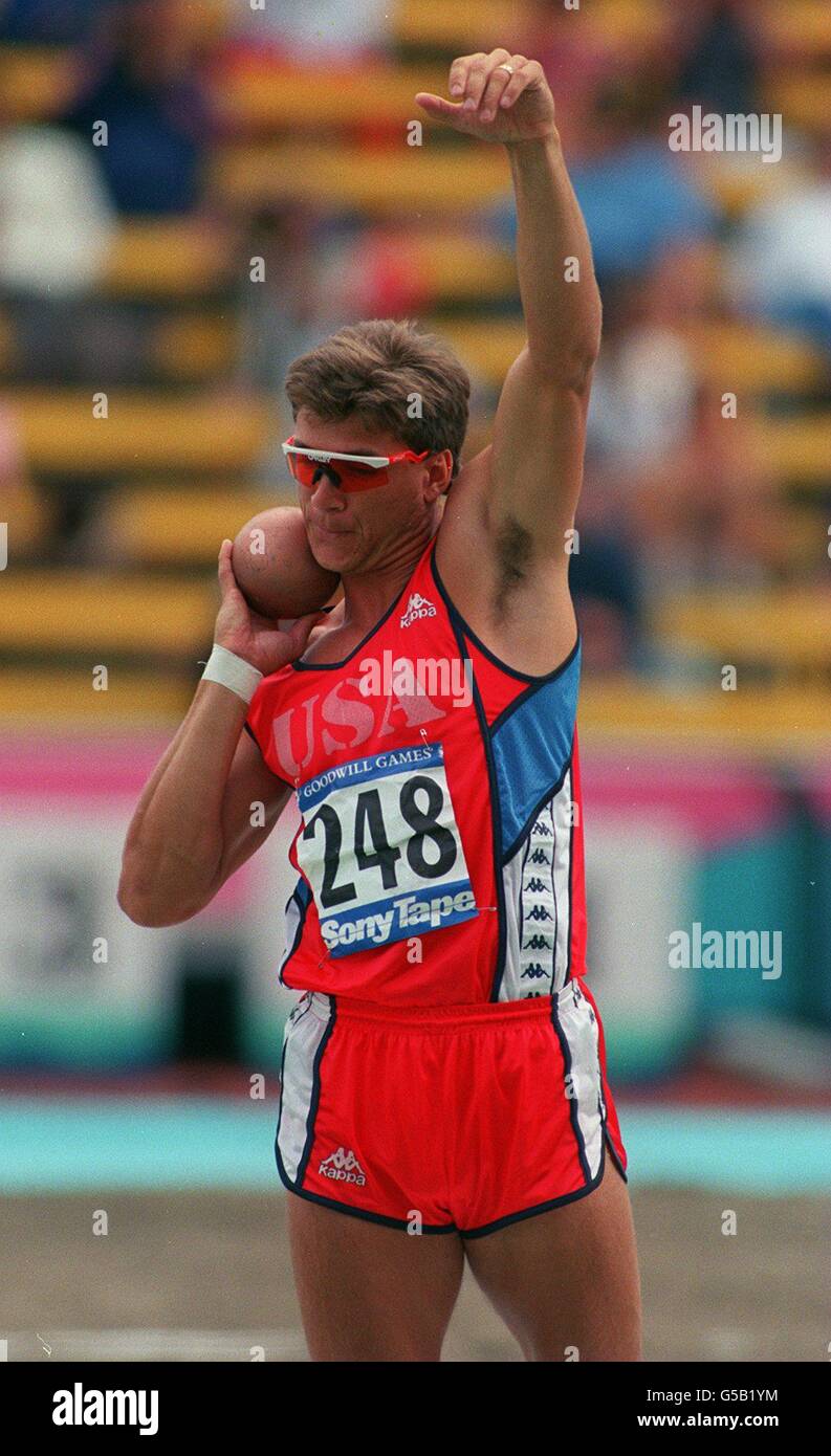 GOODWILL GAMES ATHLETICS. DAVE JOHNSON, USA Stock Photo - Alamy