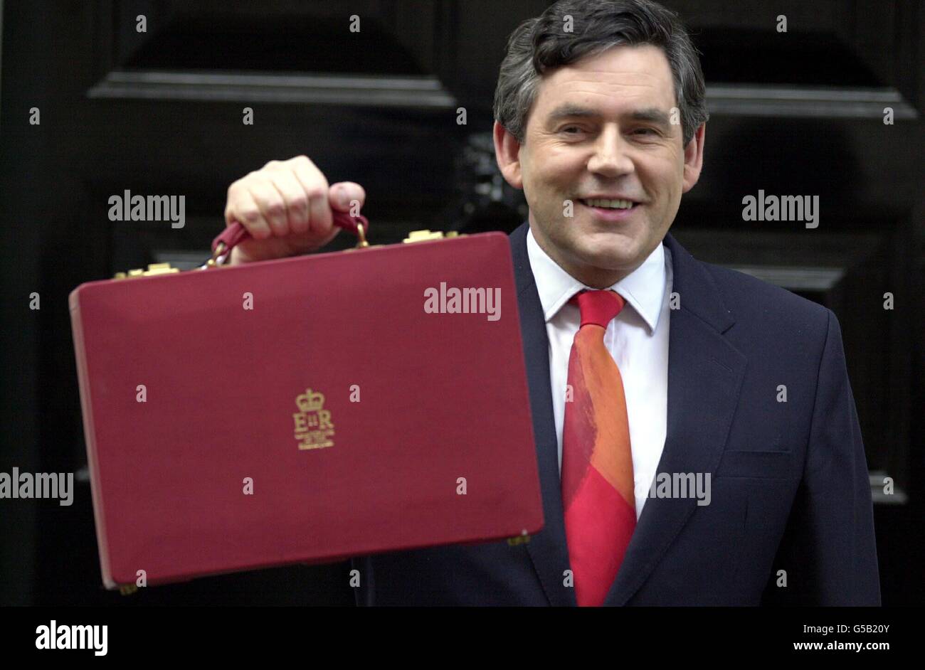 British red budget briefcase hi-res stock photography and images - Alamy