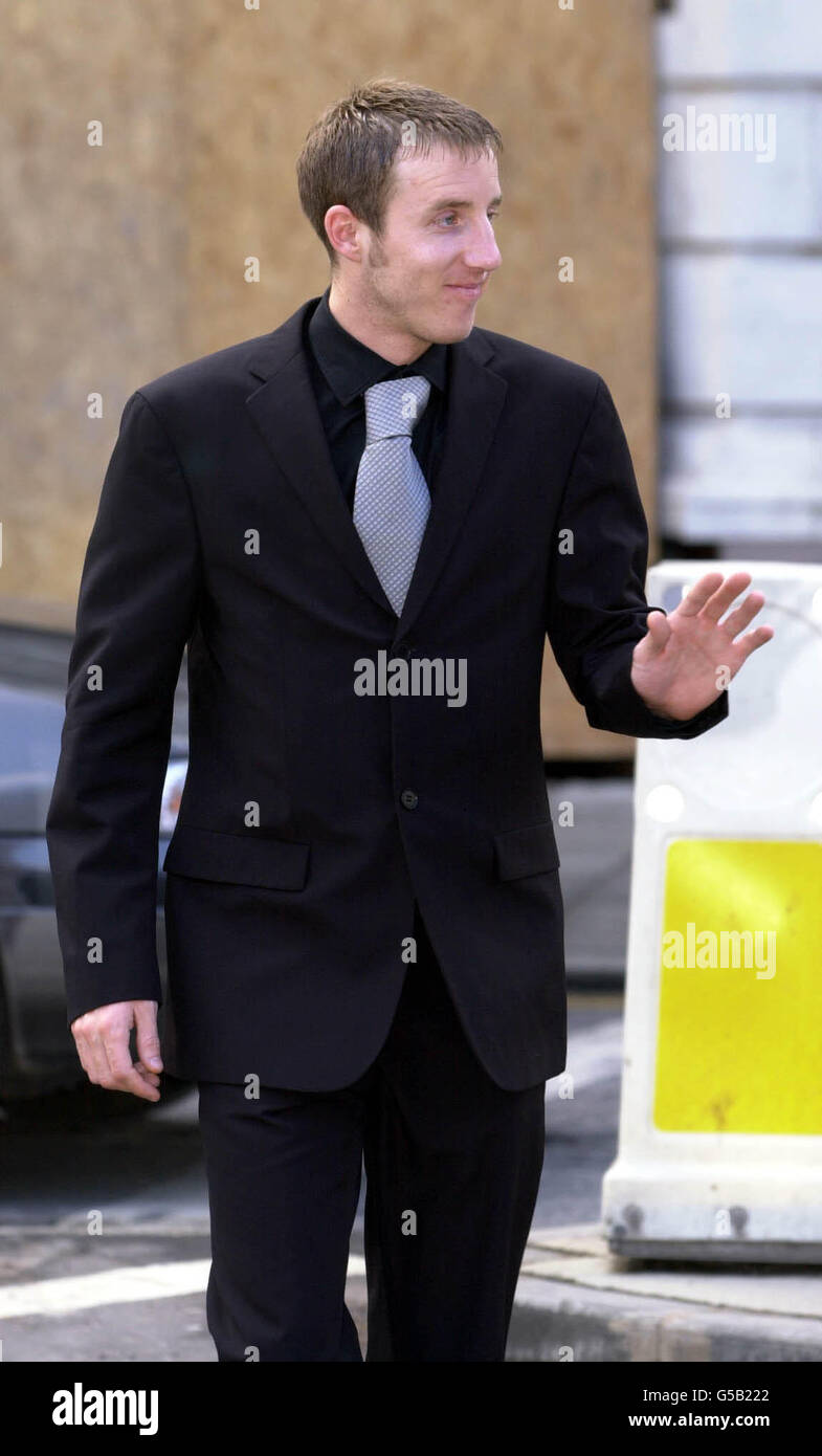 Leeds United's Lee Bowyer, arrives at Hull Crown Court, where he is ...