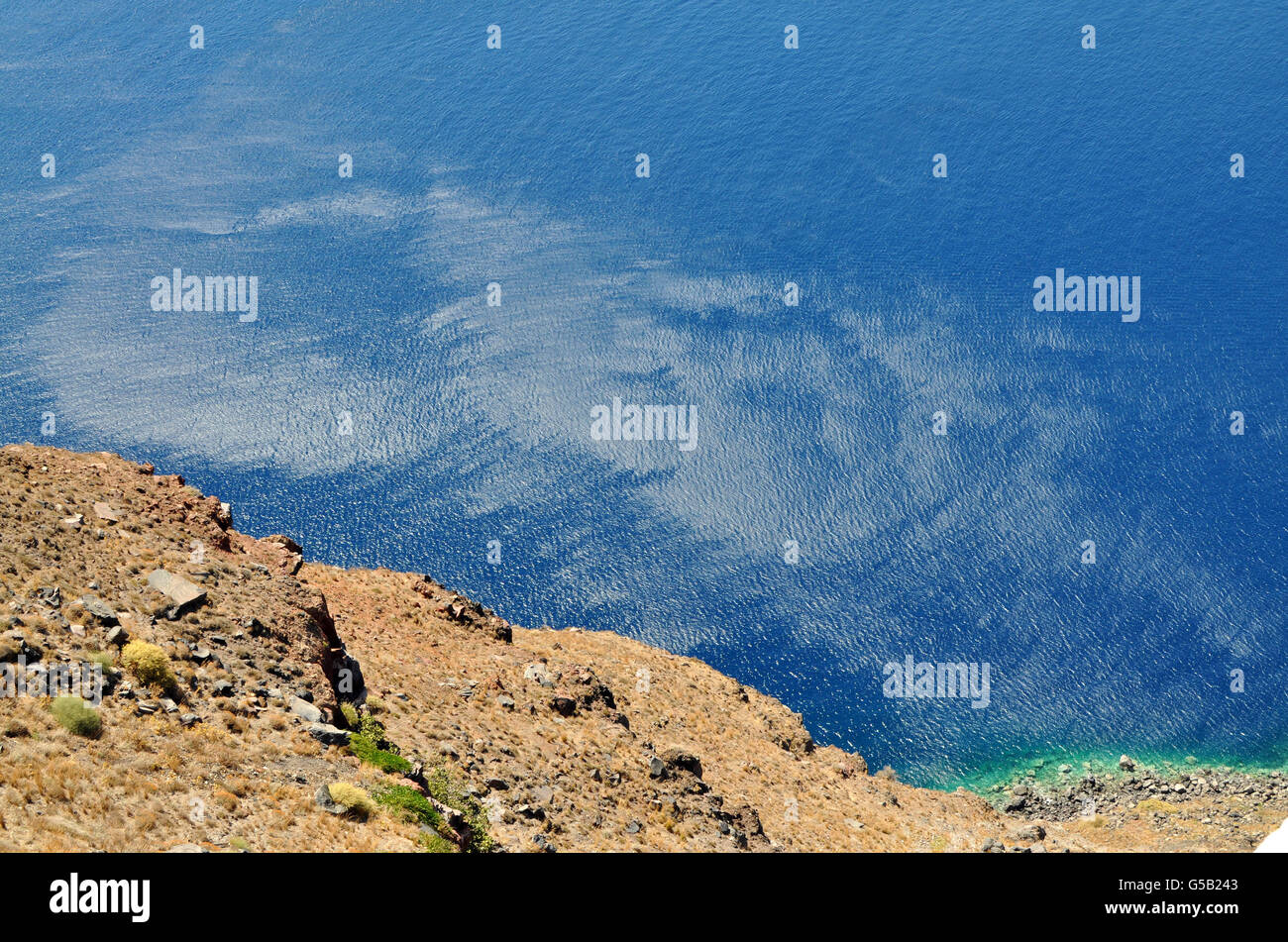 Santorini Caldera Greece Stock Photo - Alamy