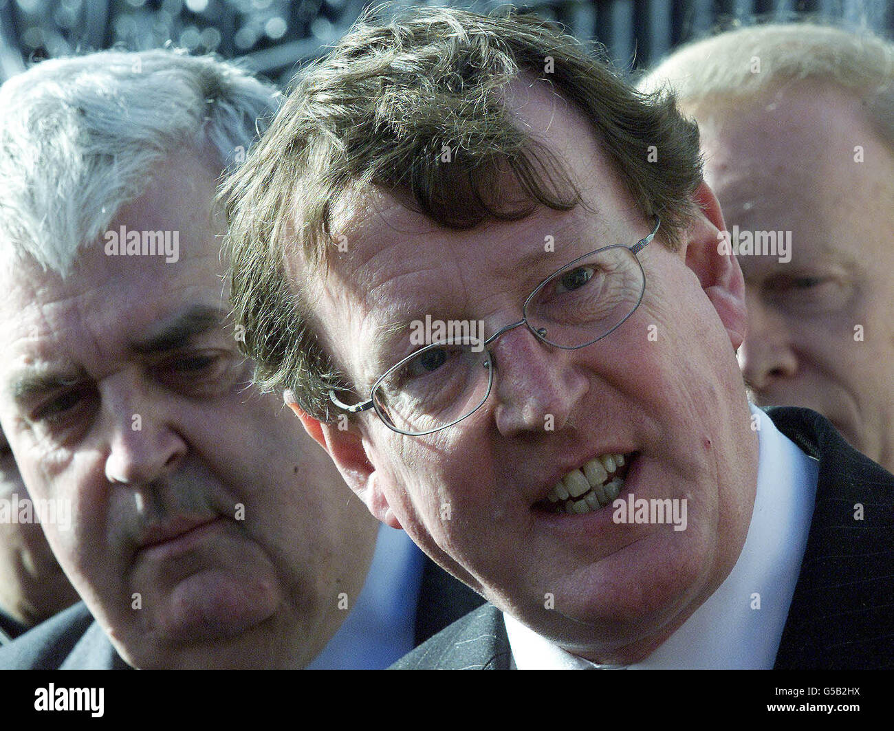 Ulster Talks David Trimble Stock Photo - Alamy