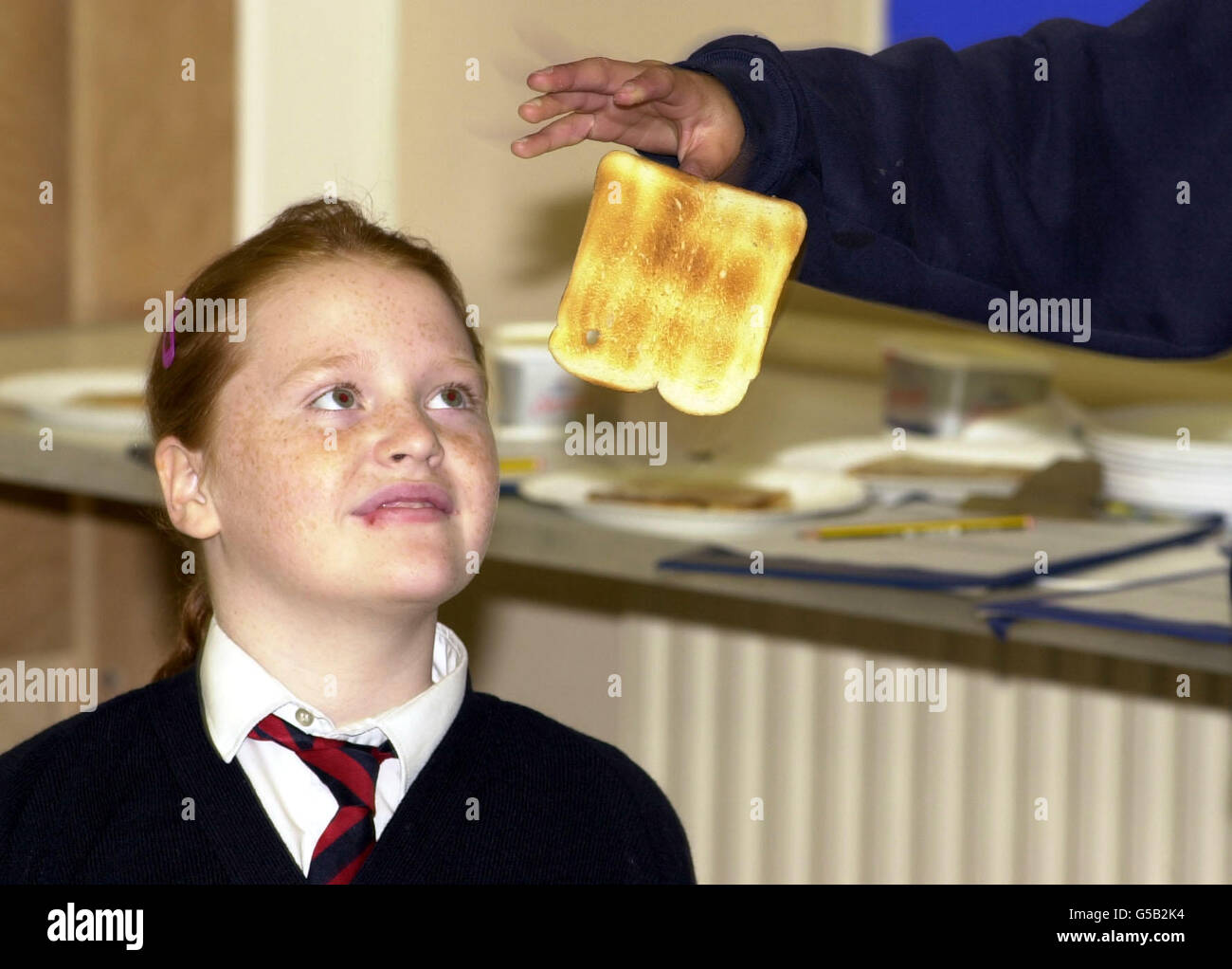 Toast butter side down hi-res stock photography and images - Alamy