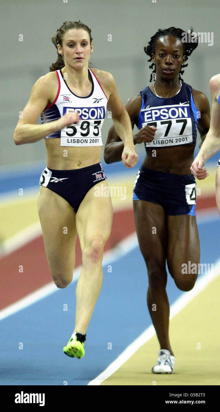 Great Britain's Catherine Murphy (left) fails to qualify in the 400m ...