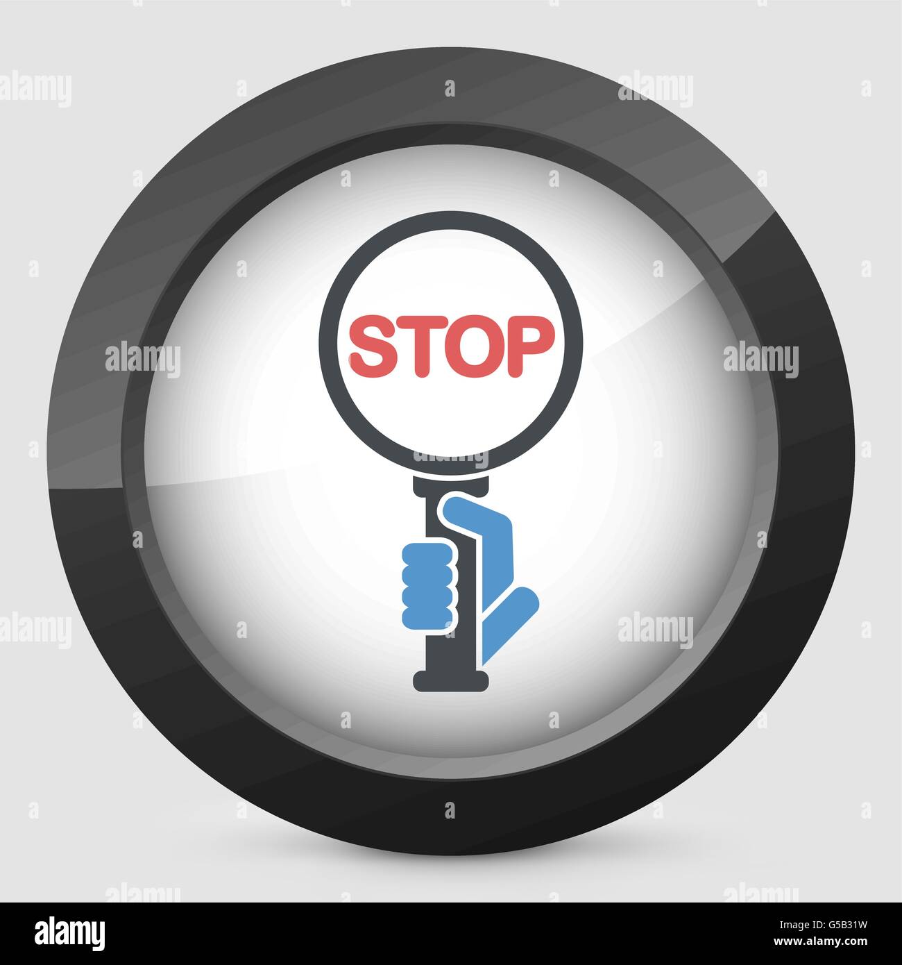 Policeman hand signal hi-res stock photography and images - Alamy