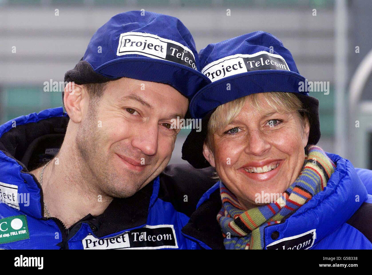 British polar explorers mike and fiona thorne hi-res stock photography ...