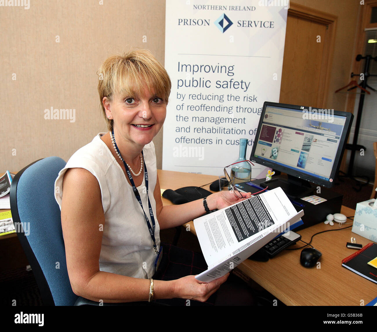 Director general of the northern ireland prison service hi-res stock ...