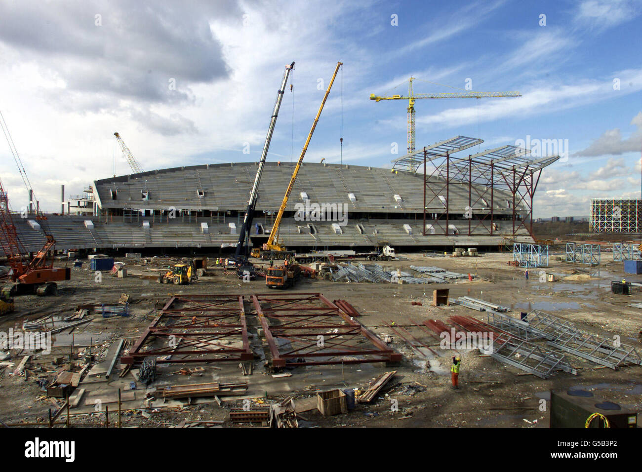 Commonwealth Stadium Construction
