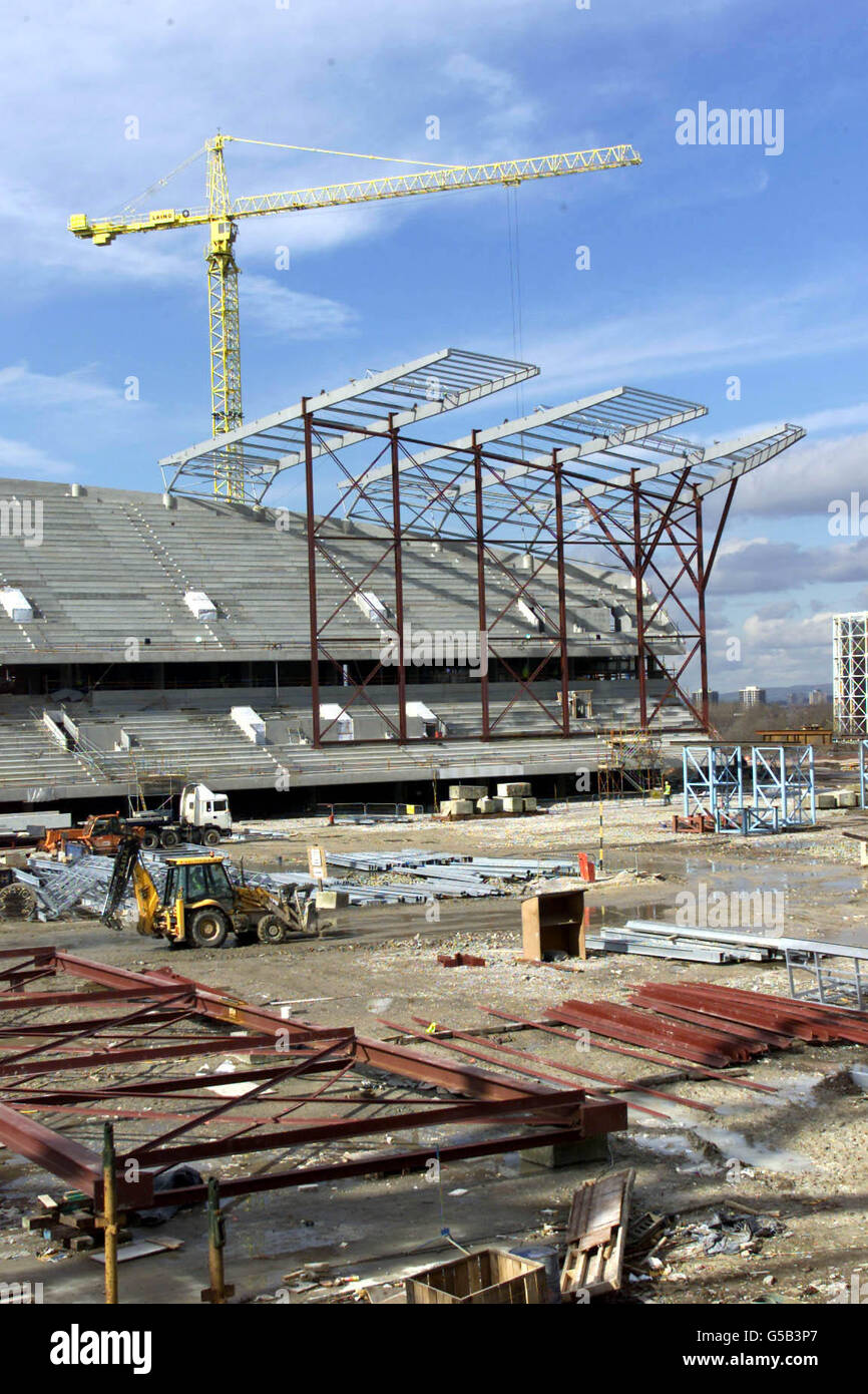 Manchester's Commonwealth Games Stadium begins to take shape, just 500 ...