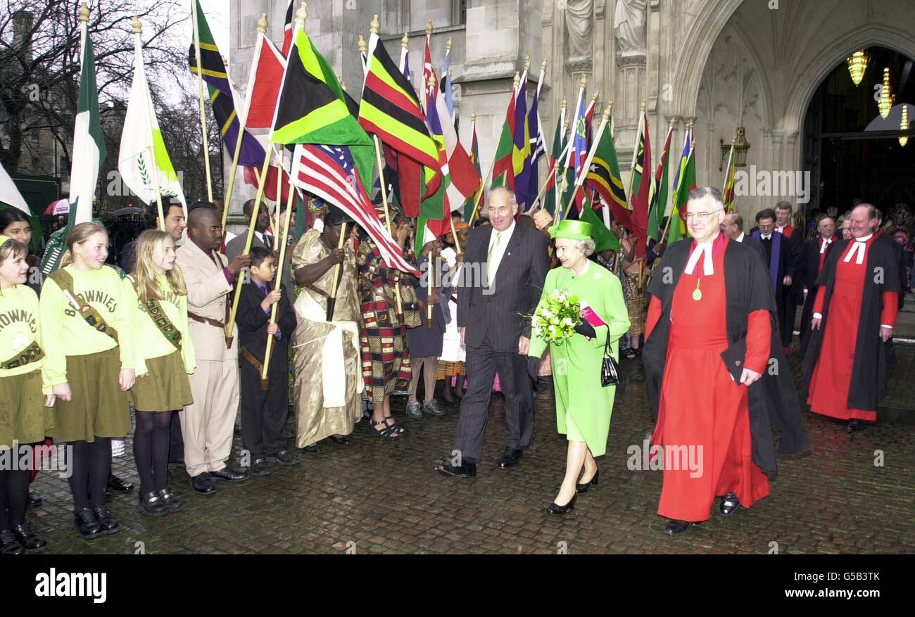 London Commonwealth Observance Day Stock Photo - Alamy