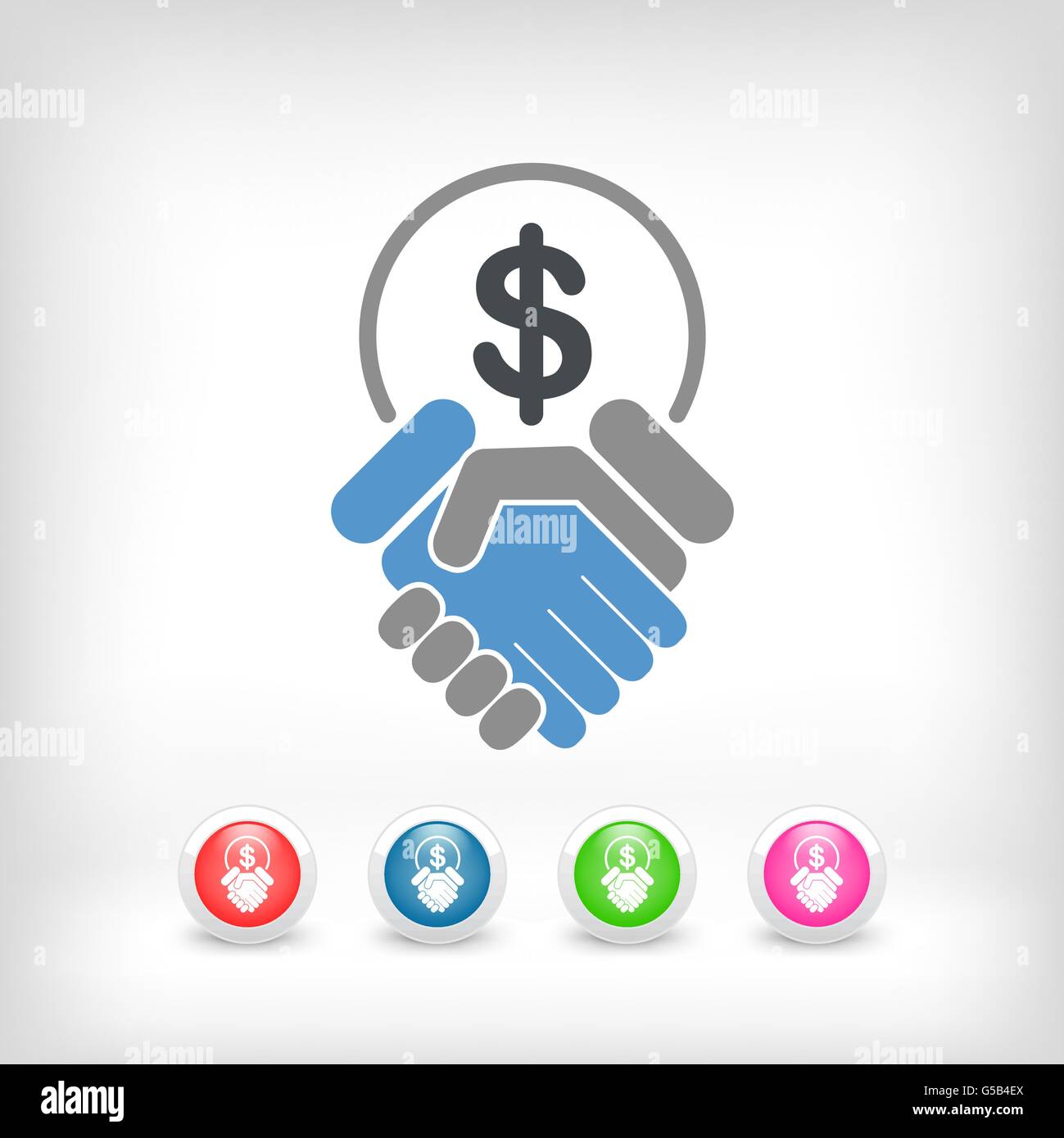 Financial agreement icon Stock Vector Image & Art - Alamy