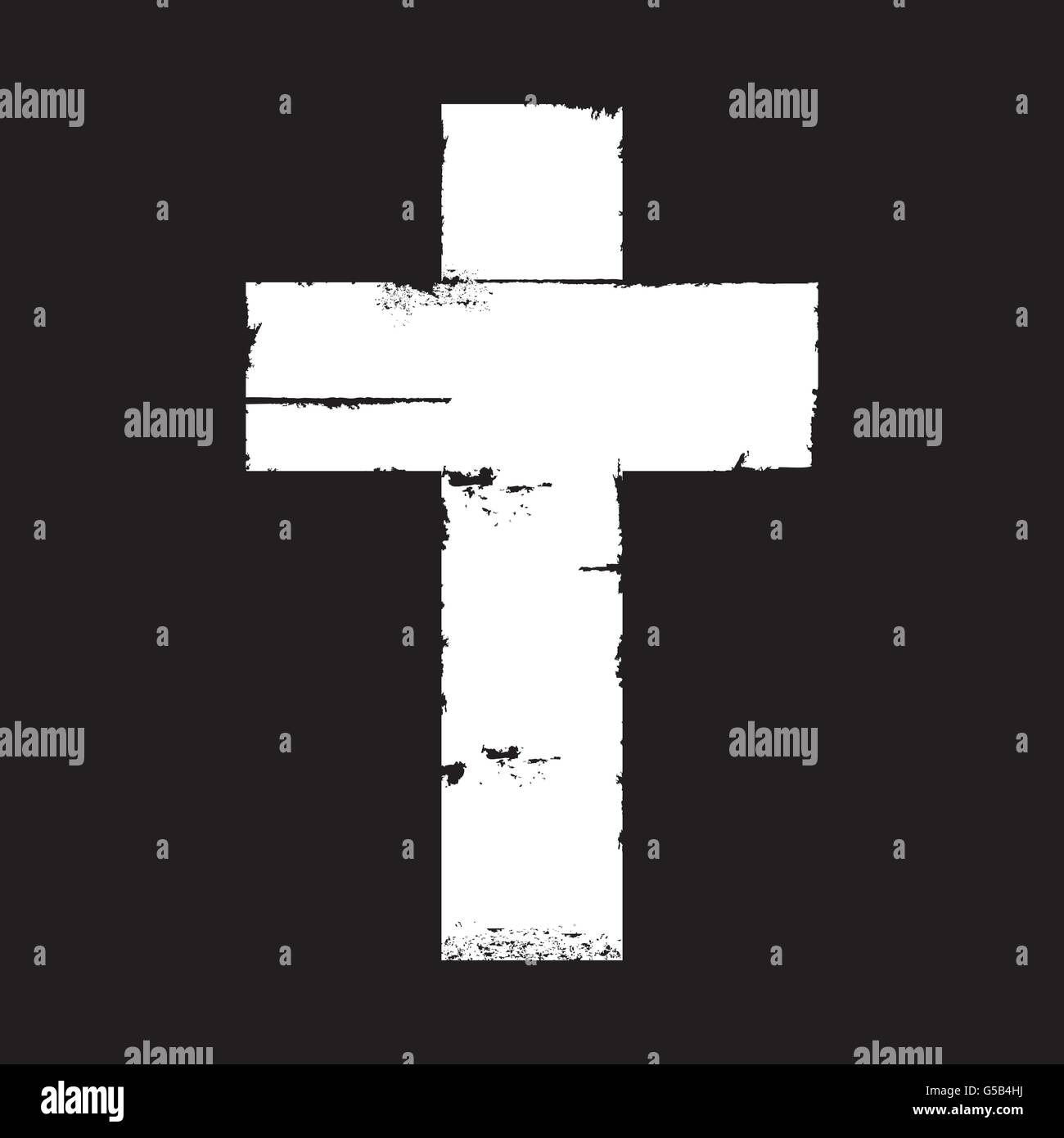 Worn cross hi-res stock photography and images - Alamy