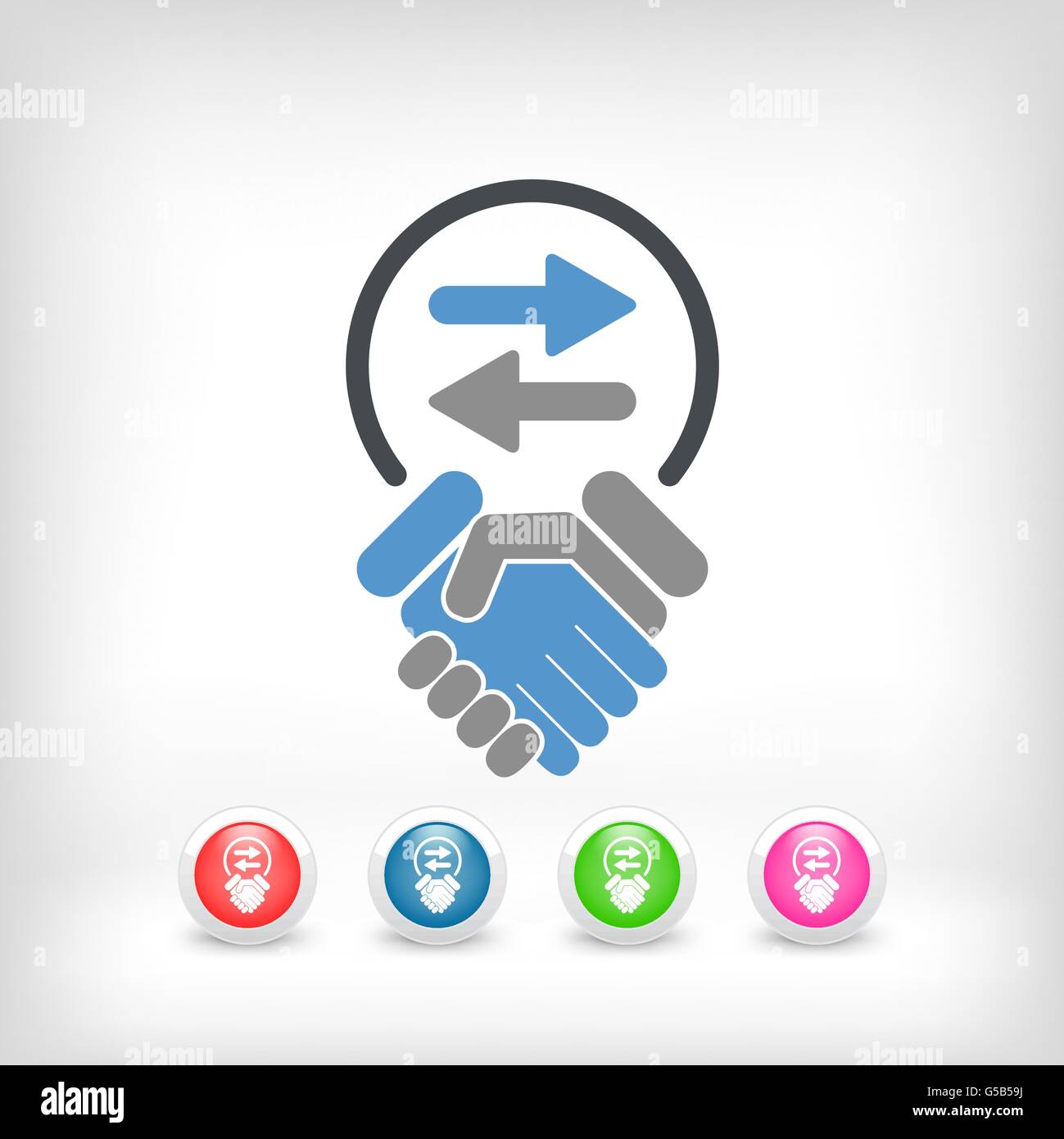 Global strategic partnership agreement Stock Vector Images - Alamy