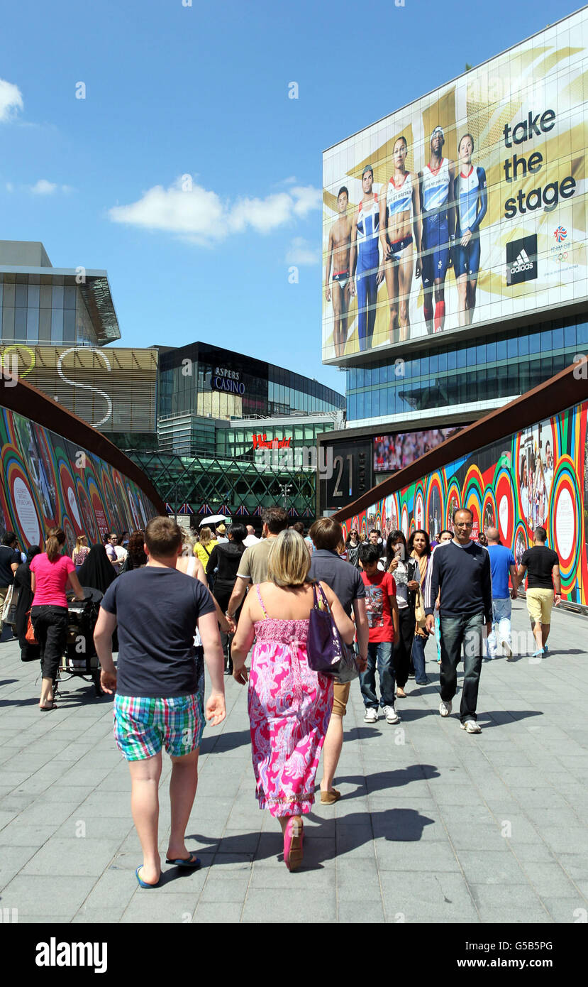 Olympics - Final Preparations. The Olympic site in Stratford, London ...
