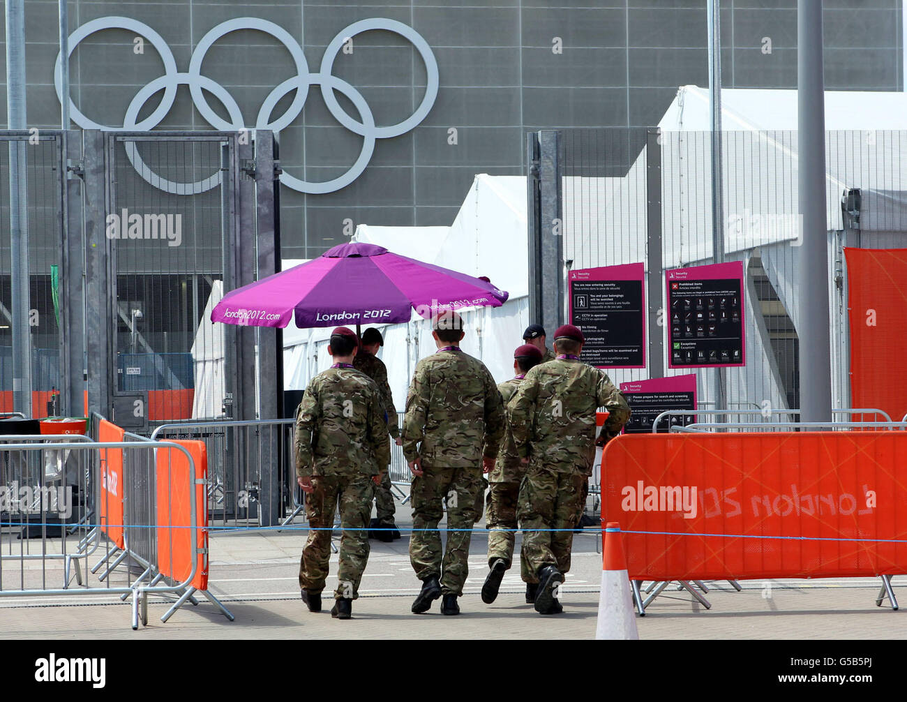 Olympics - Final Preparations Stock Photo - Alamy