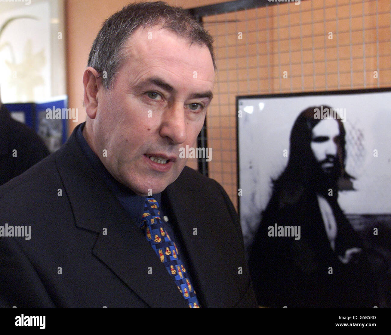 Sinn Fein Chairman Mitchell McLaughlin at the opening of the Hunger ...