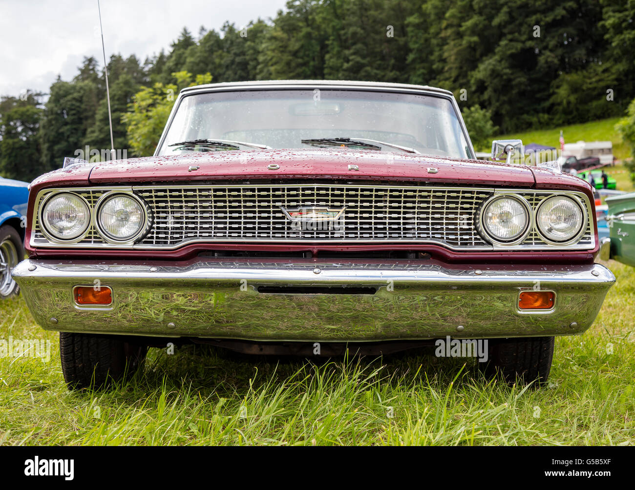 Front detail of a Chevrolet vintage car Stock Photo - Alamy