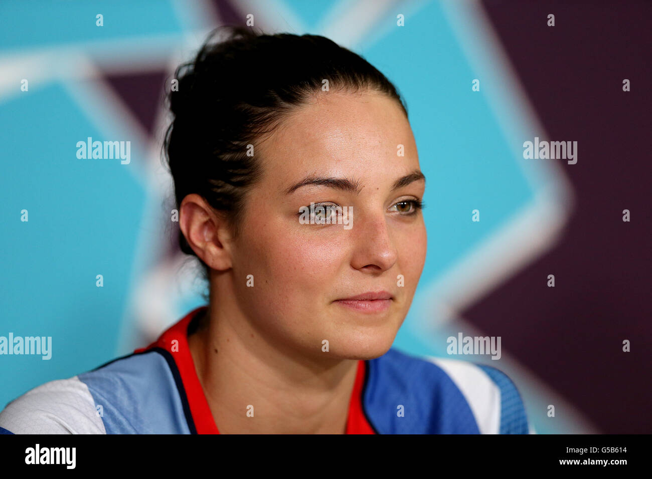 Team GB Swimmer Keri-Anne Payne during the Team GB Press Conference at ...