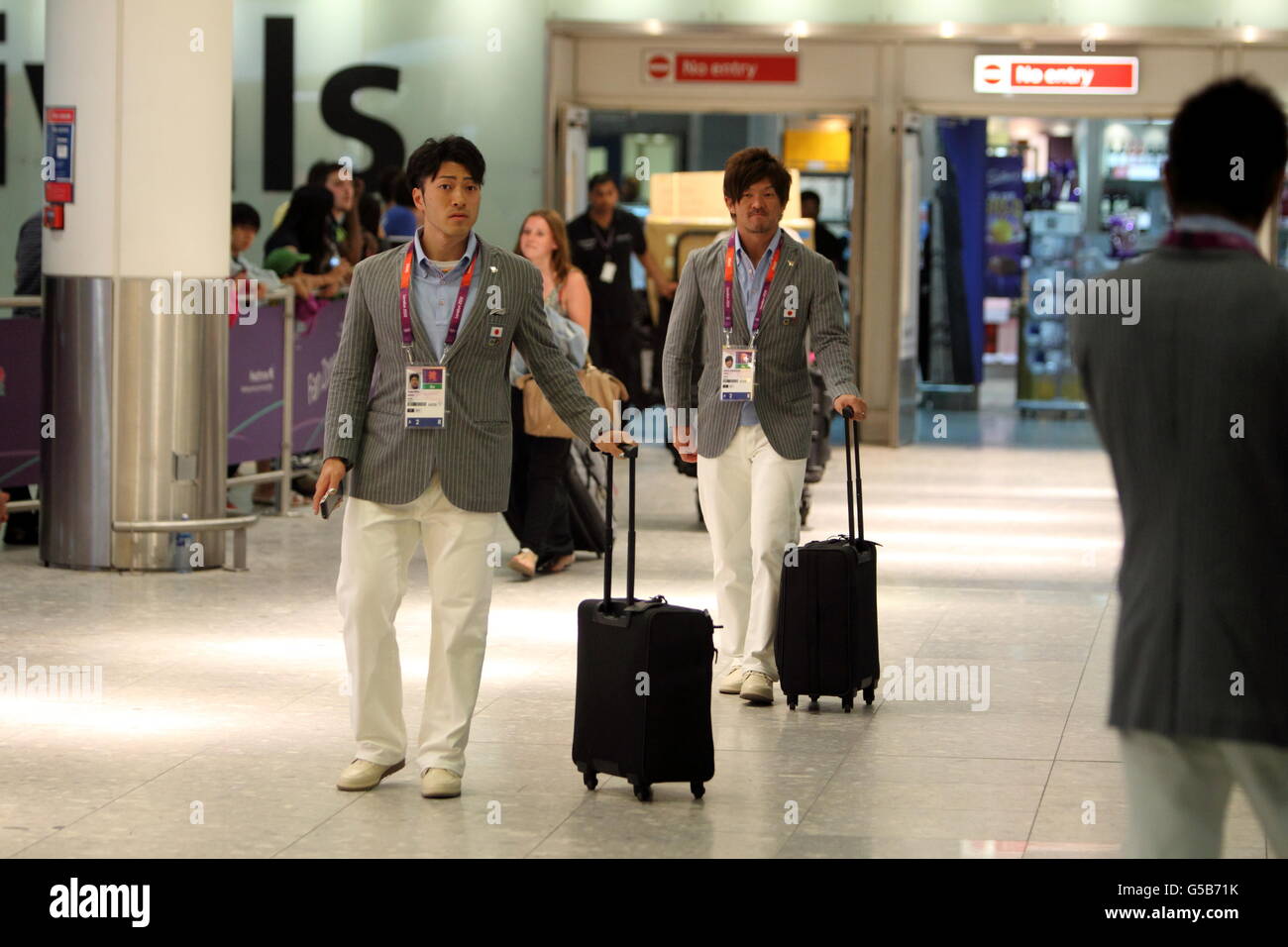 London Olympic Games - Olympic Team Arrivals - Wednesday - Heathrow ...