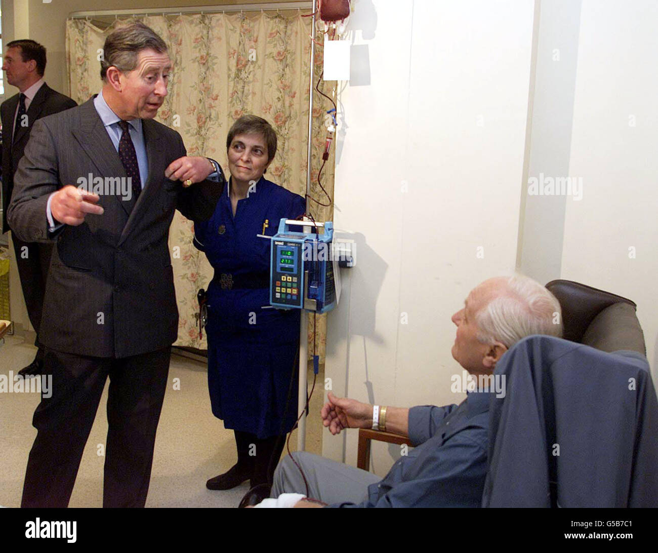 His Royal Highness The Prince Of Wales meets blood transfusion patient ...