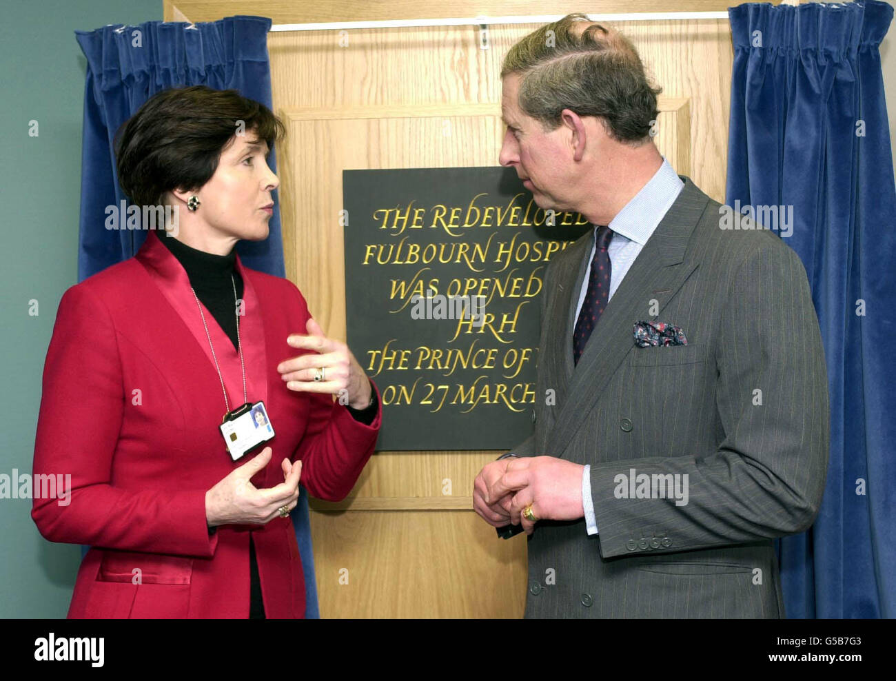 The Prince of Wales and wife of Tory peer Lord Archer, Mary Archer, who ...