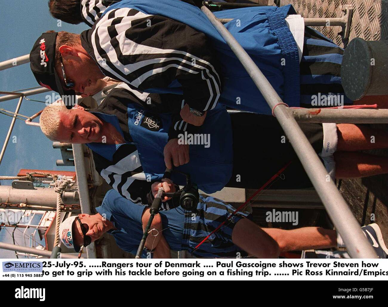 25-July-95. .....Rangers tour of Denmark .... Paul Gascoigne shows ...