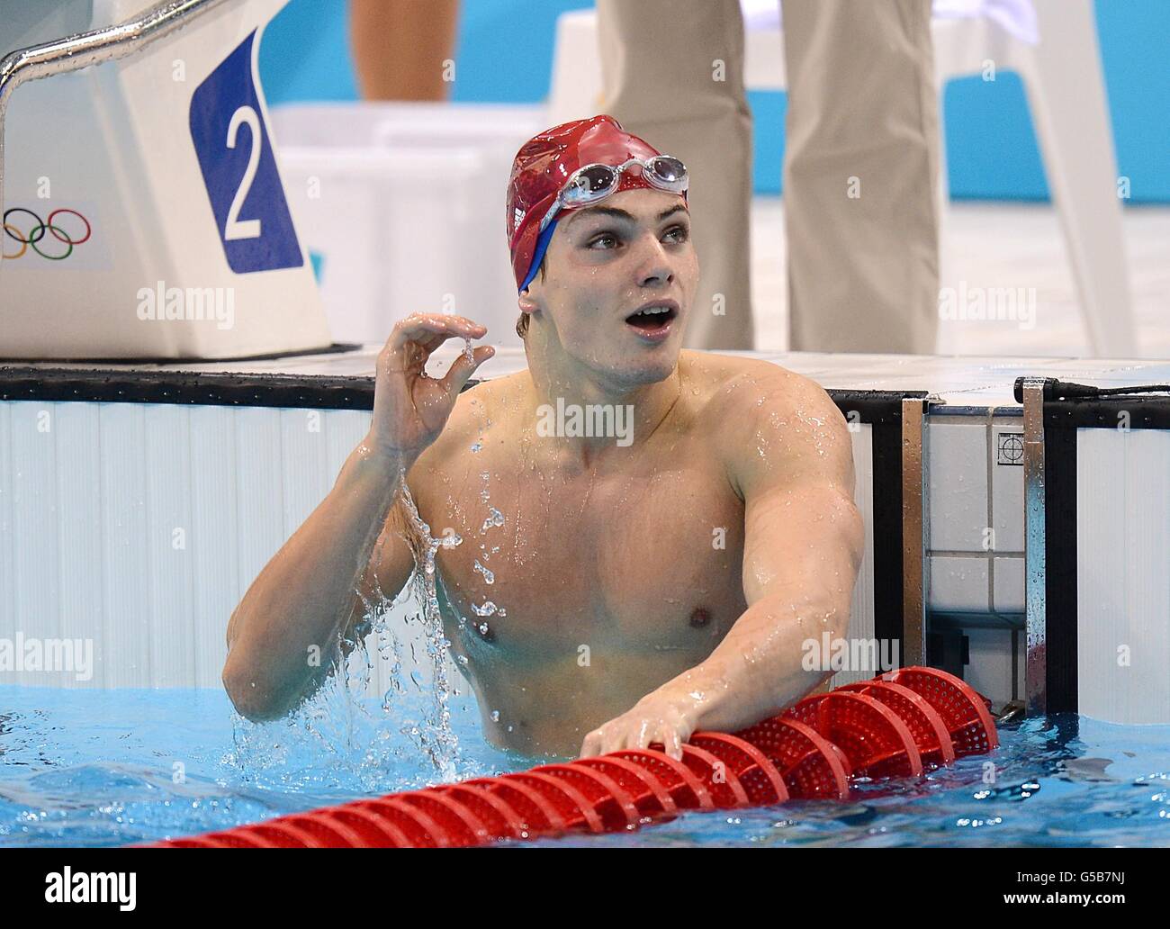 Great Britian's Craig Benson after his Men's 100m Breaststroke Heat at ...