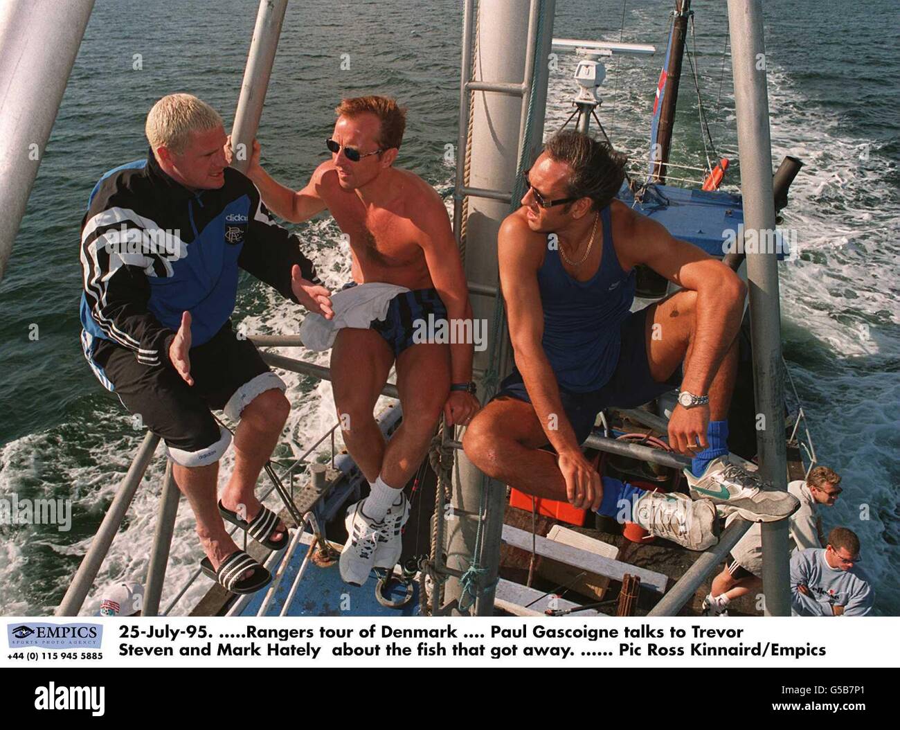 EMPICS 8 Gazza Fishing Stock Photo - Alamy