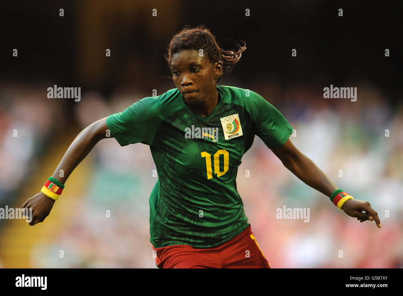 London Olympic Games - Pre-Games competitions - Weds. Cameroon's Bebey ...