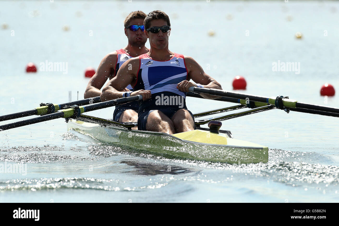 Great Britain's Bill Lucas (left) and Sam Townsend in action in the ...