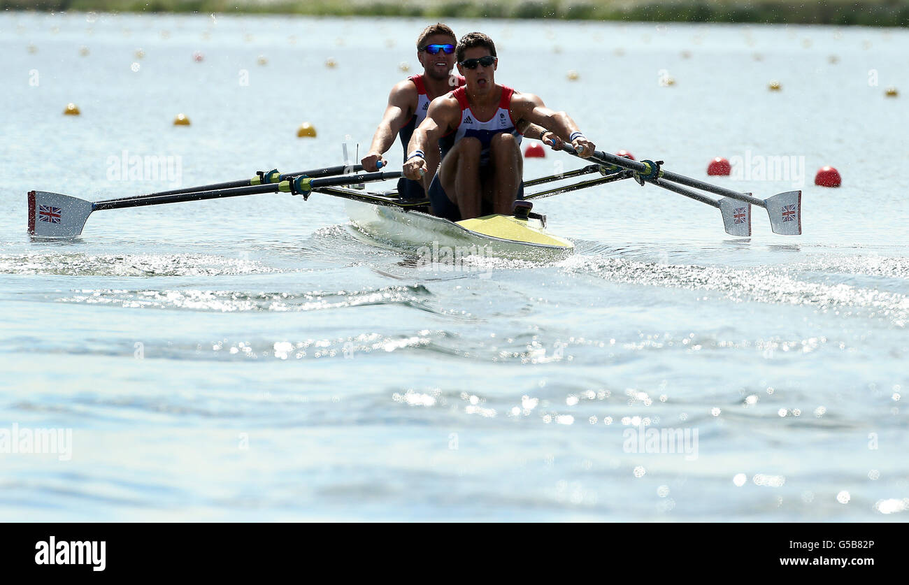 Great Britain's Bill Lucas (left) and Sam Townsend in action in the ...