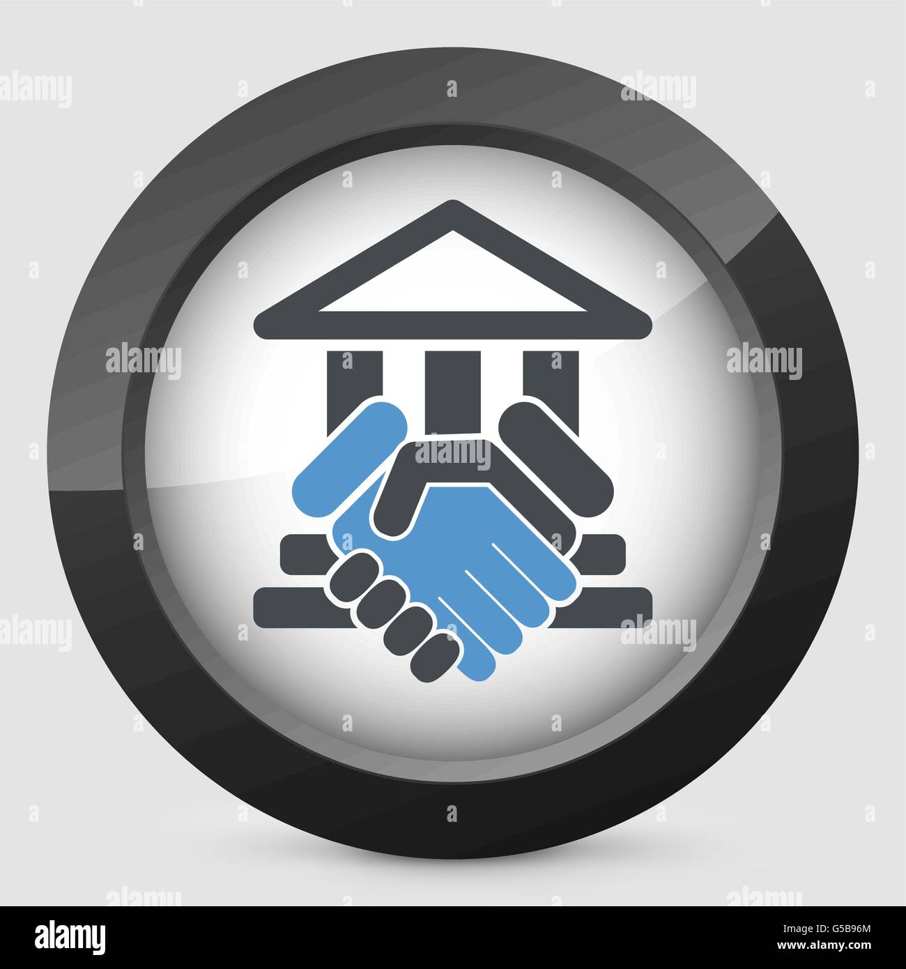 Courthouse agreement icon Stock Vector Image & Art - Alamy