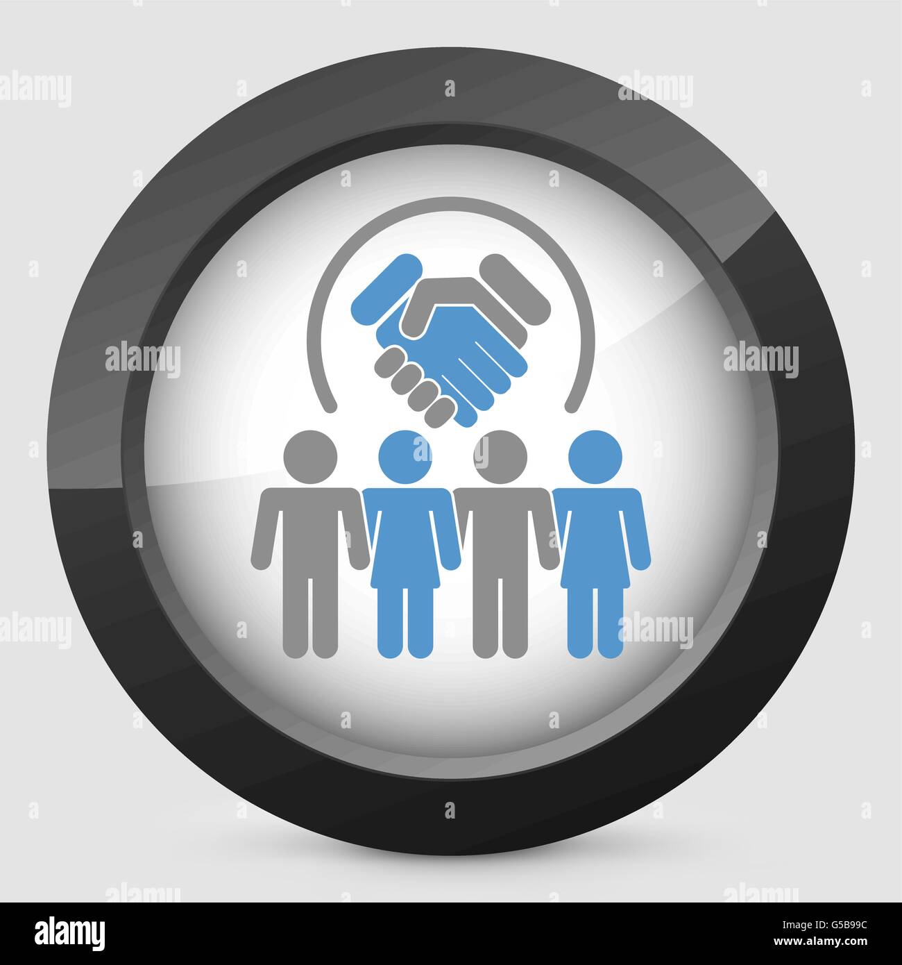 Group agreement icon Stock Vector Image & Art - Alamy