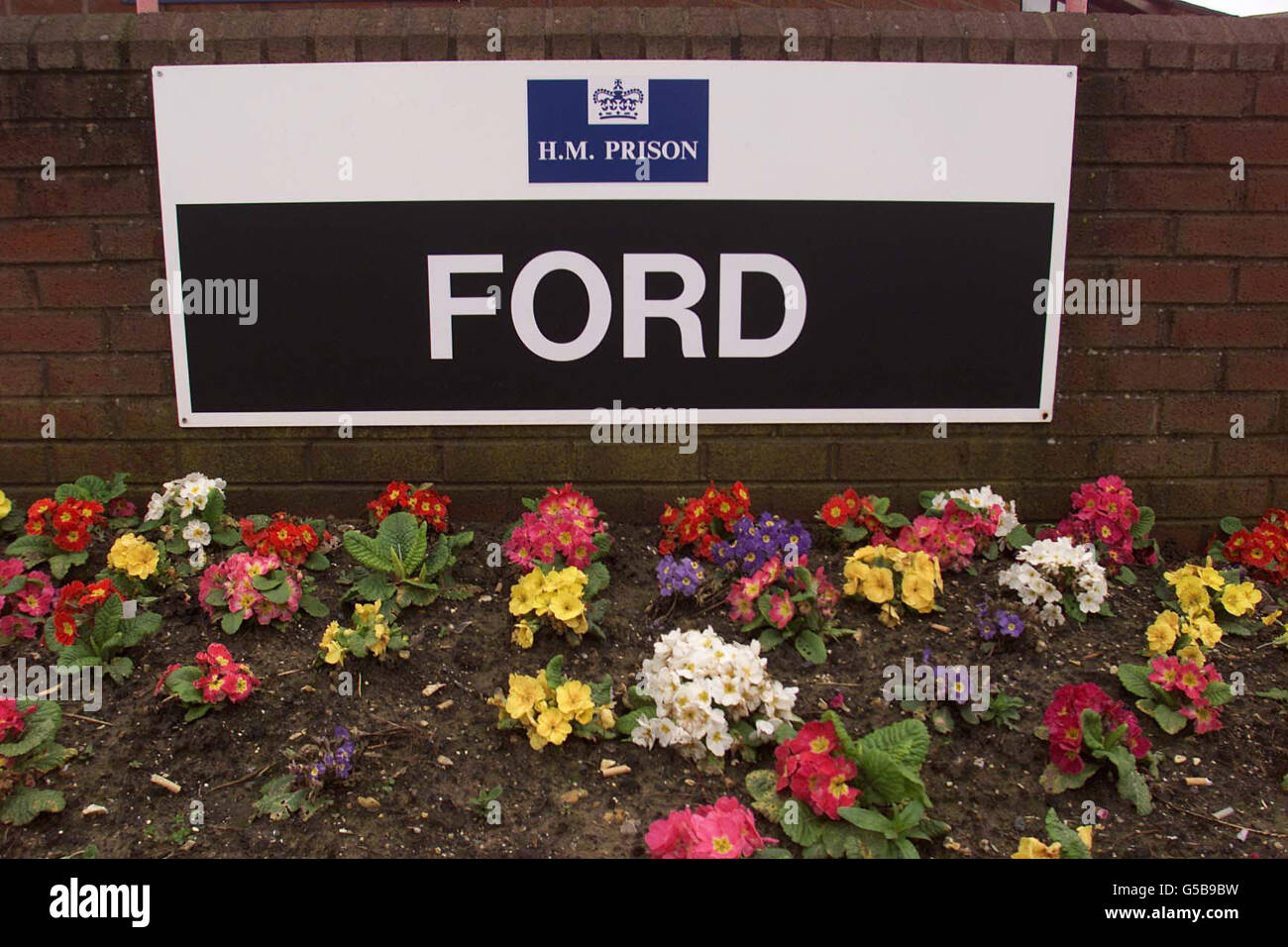 Ford Prison report entrance Stock Photo - Alamy