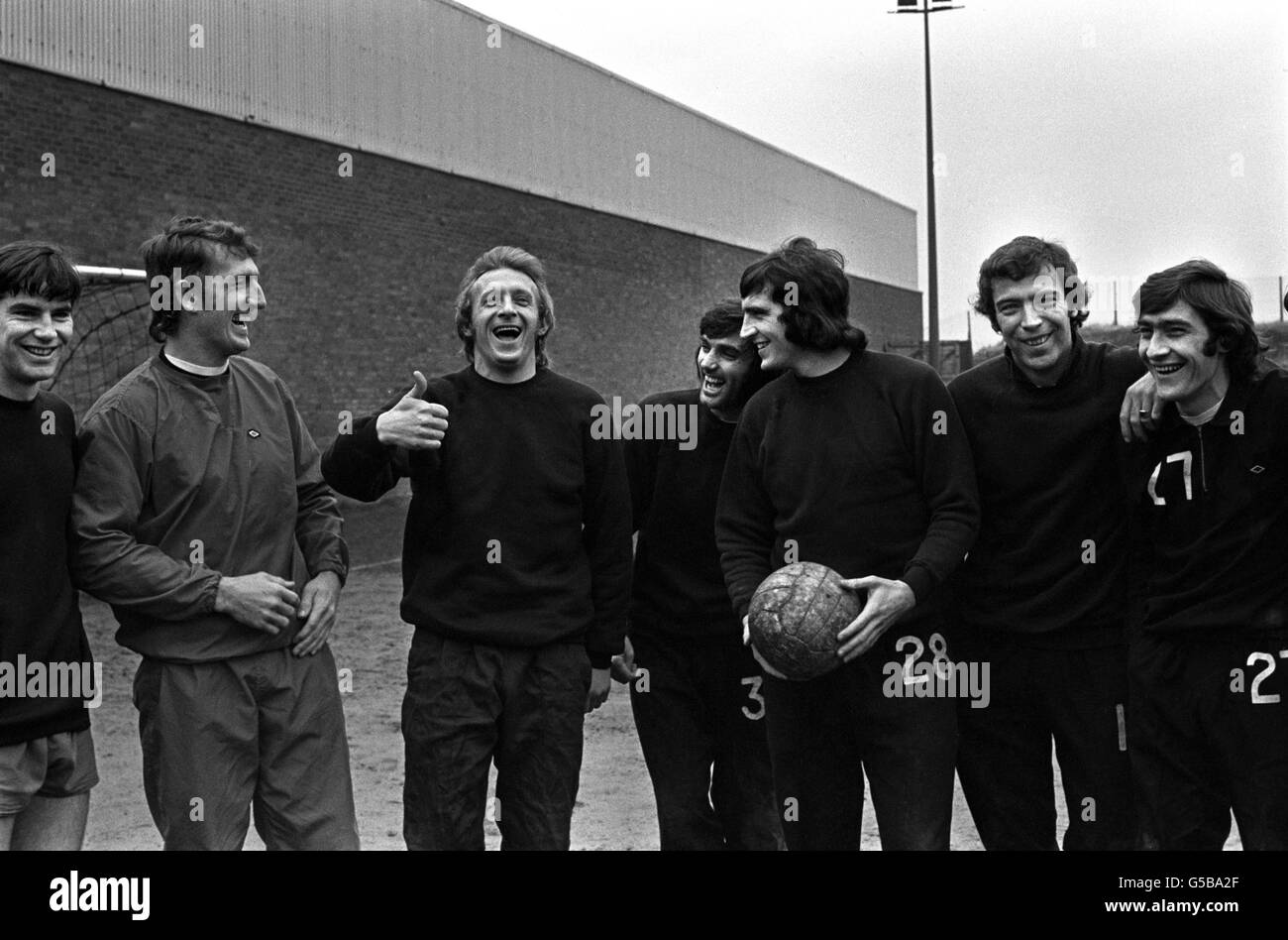 Football signing Black and White Stock Photos & Images - Alamy