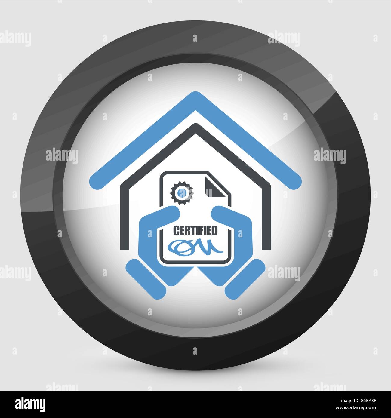 Certified building icon Stock Vector Image & Art - Alamy