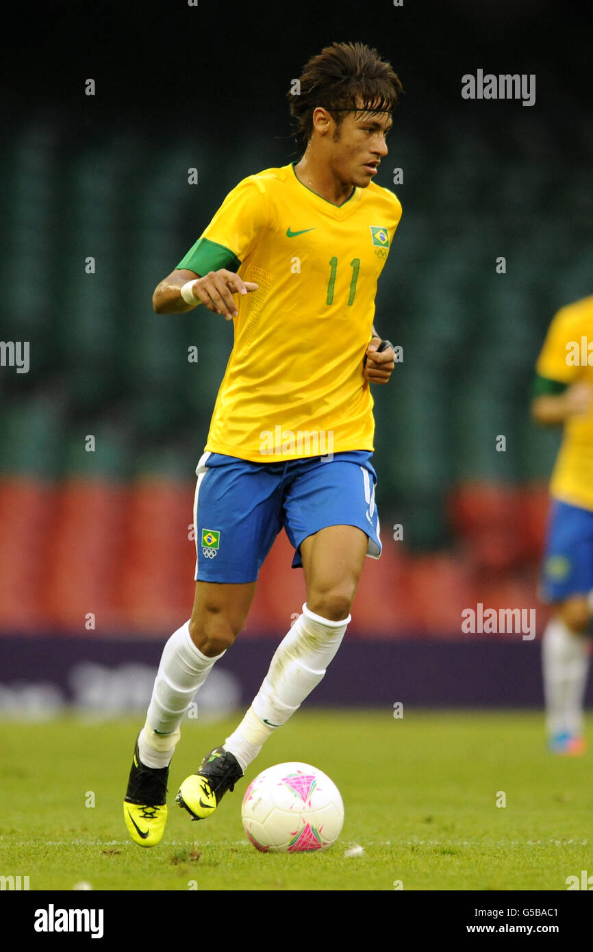 London Olympic Games - Pre-Games competitions - Thurs. Brazil's Neymar ...