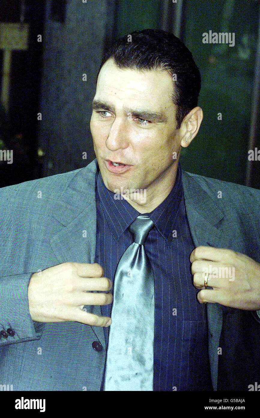 Footballer turned actor Vinnie Jones arrives for The Mirror's Pride of ...