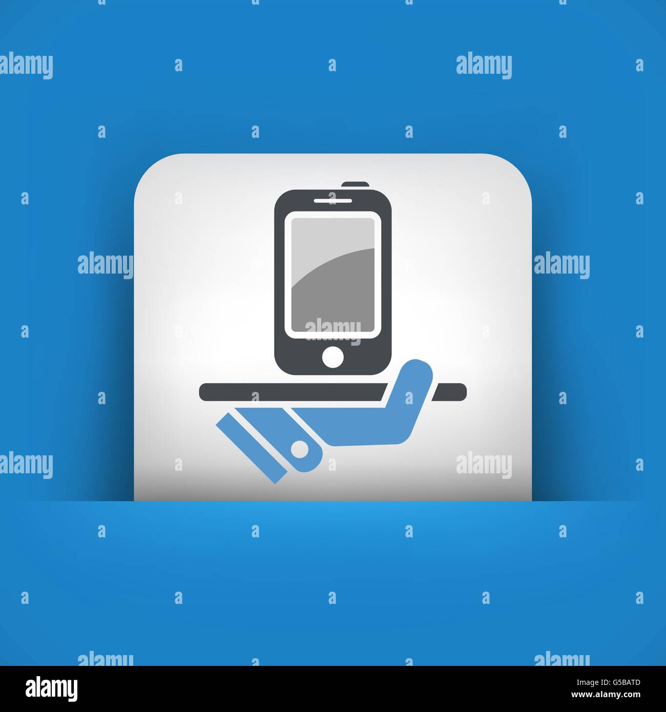 Smartphone service icon Stock Vector Image & Art - Alamy