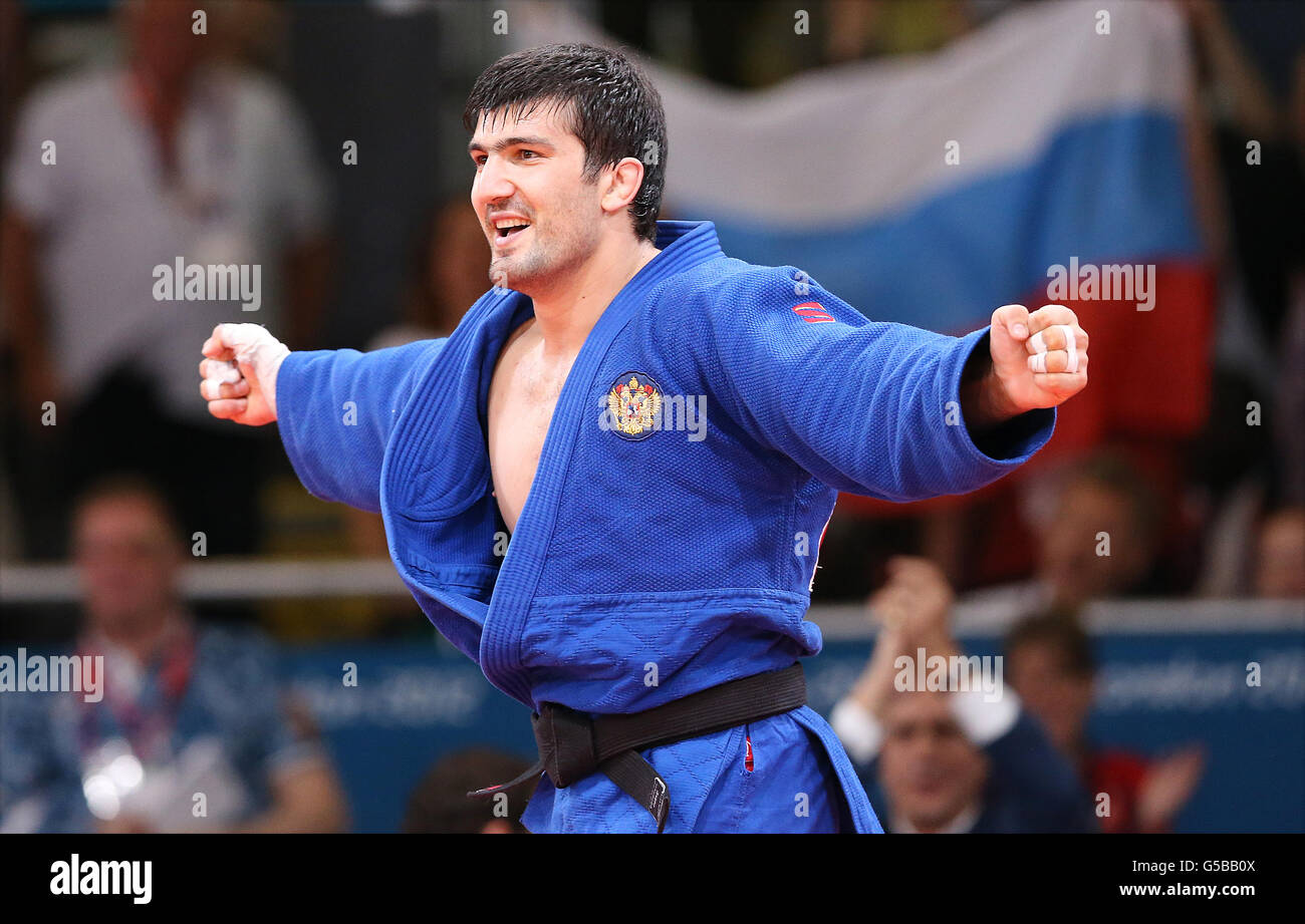 Russias tagir khaibulaev winning final mens kg judo excel arena hi-res ...