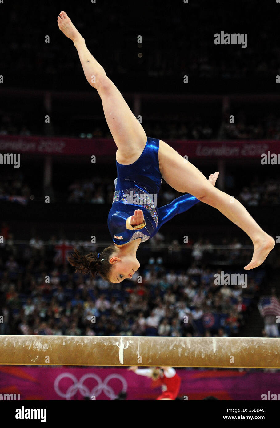 Great Britain's Hannah Whelan competes on the beam during the Artistic ...