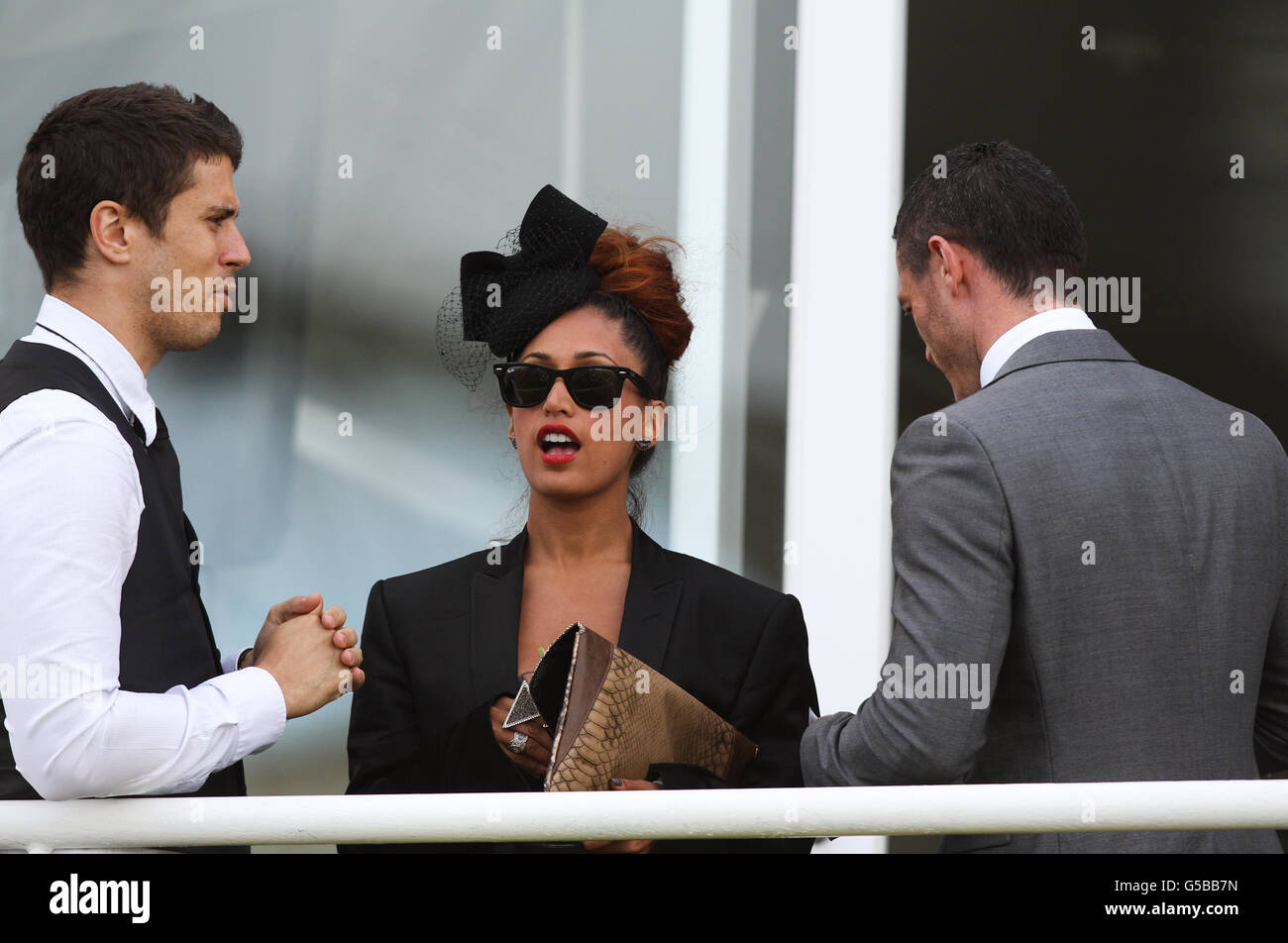 Toby Kebbell (left) actor Preeya Kalidas, actress and Luke Evans, actor ...