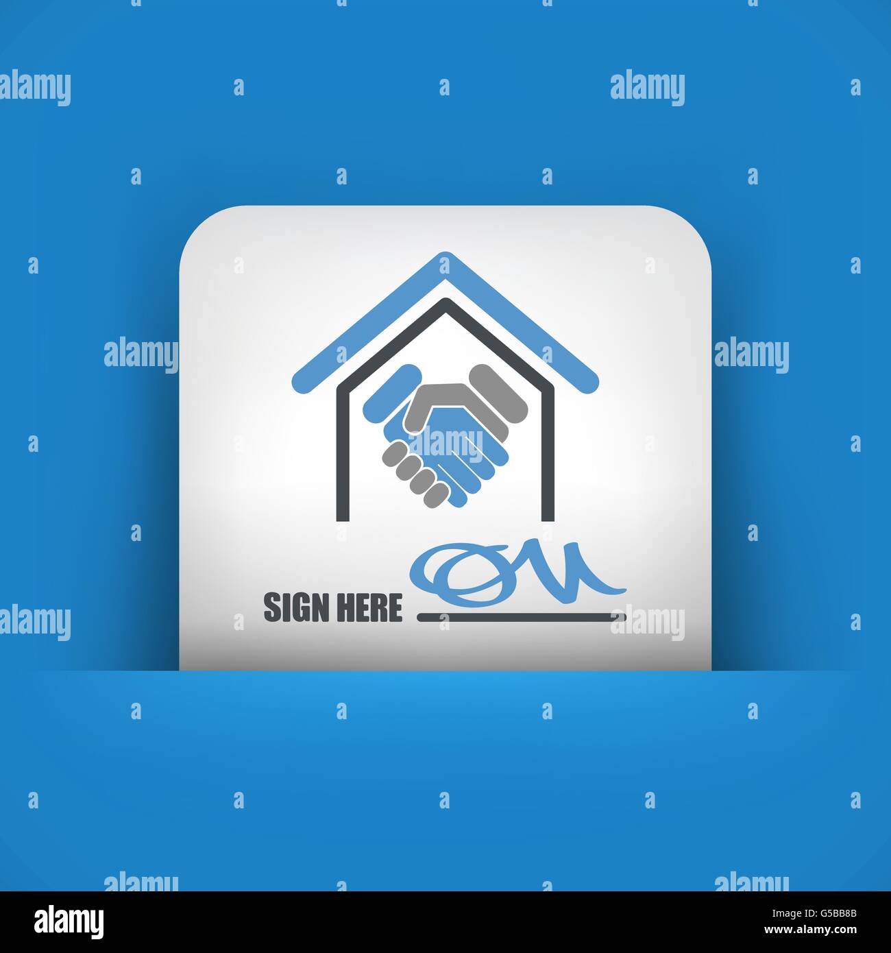 Signed document icon Stock Vector Image & Art - Alamy